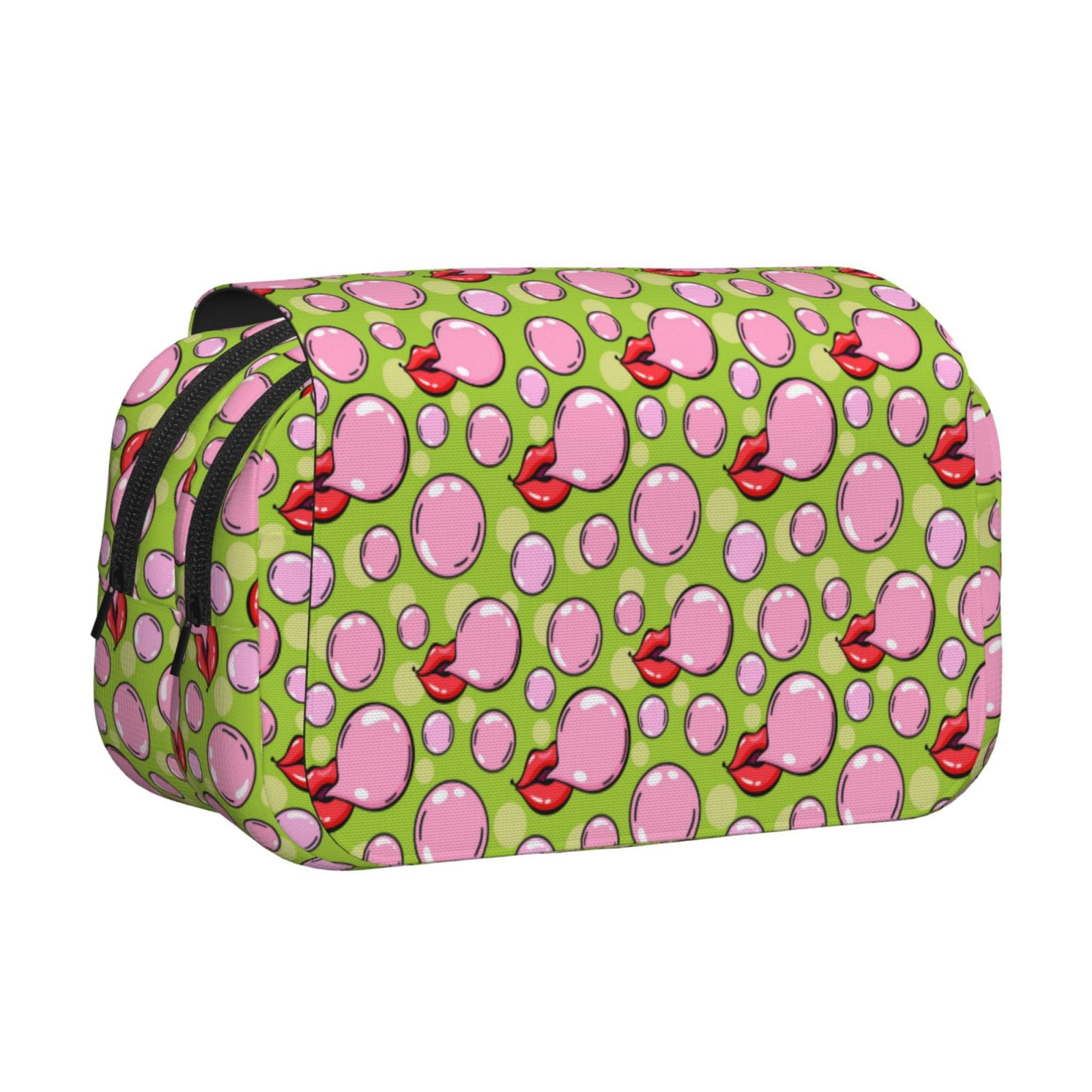 Kdxio Lips blowing bubble gum for Double Compartment Pen Case Oxford ...