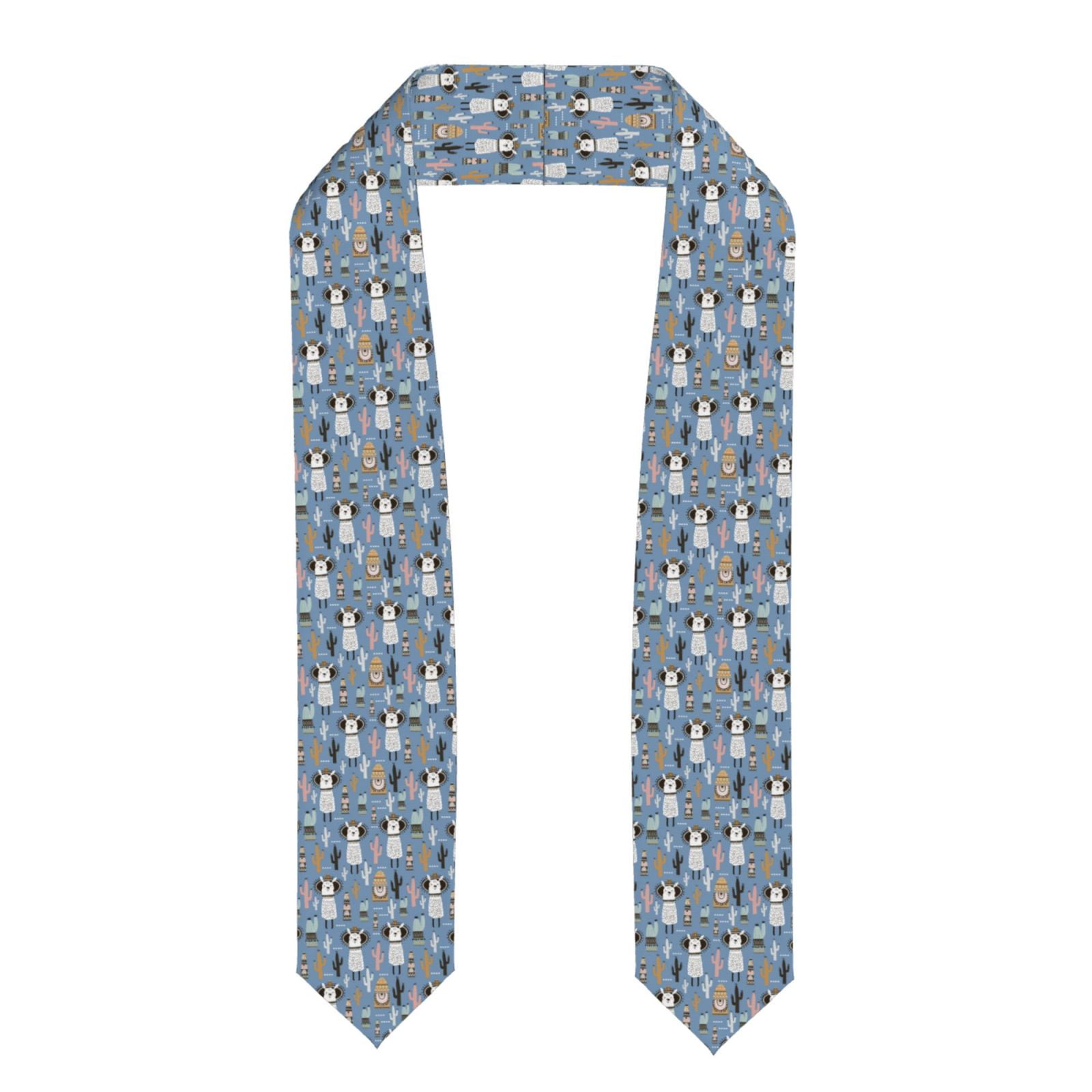 Kdxio Llamas And Cactus Graduation Stole Class, Graduation Sash, Unisex ...