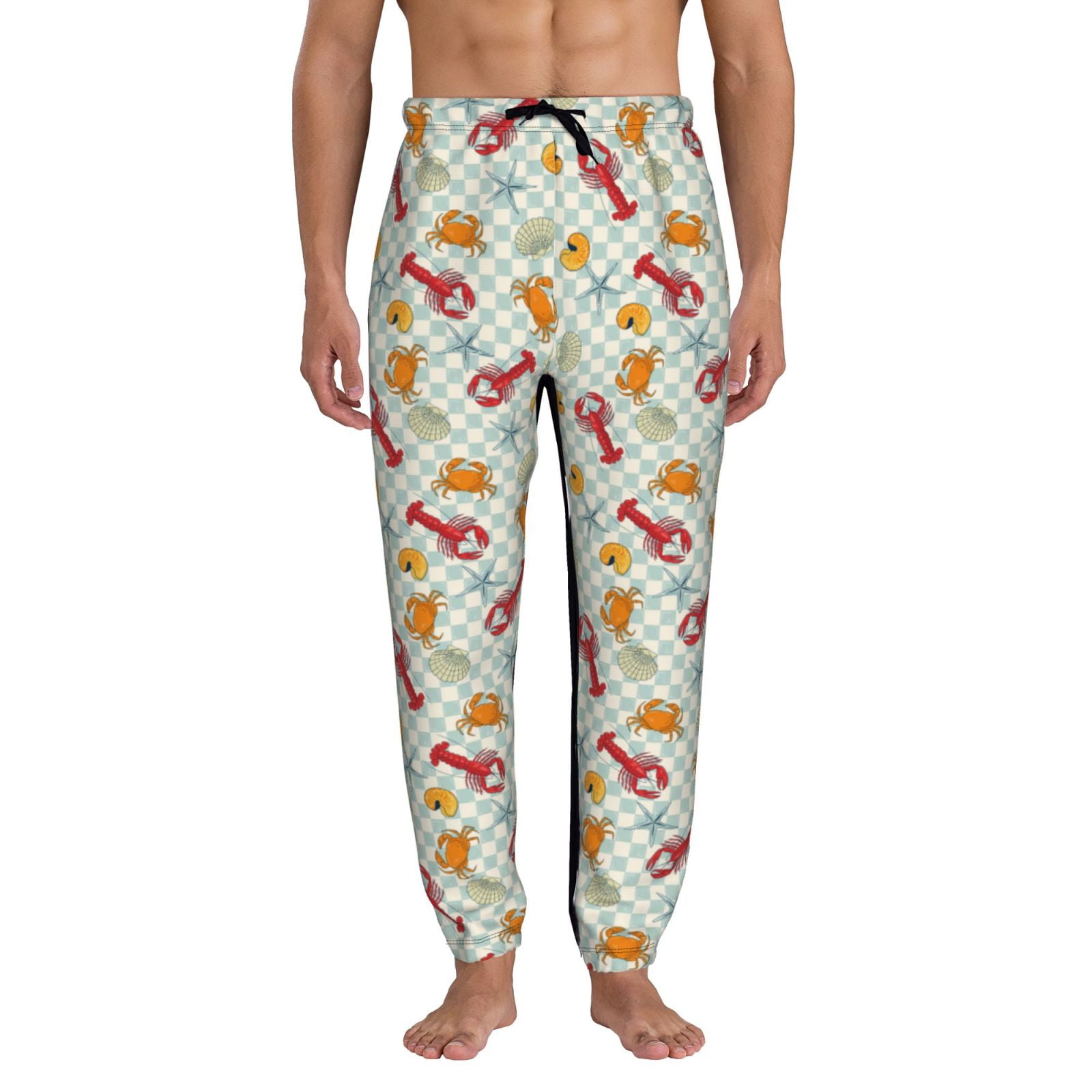 Kdxio Lobster Sea Shell Pattern Joggers,Sweatpants for Men with Pockets ...