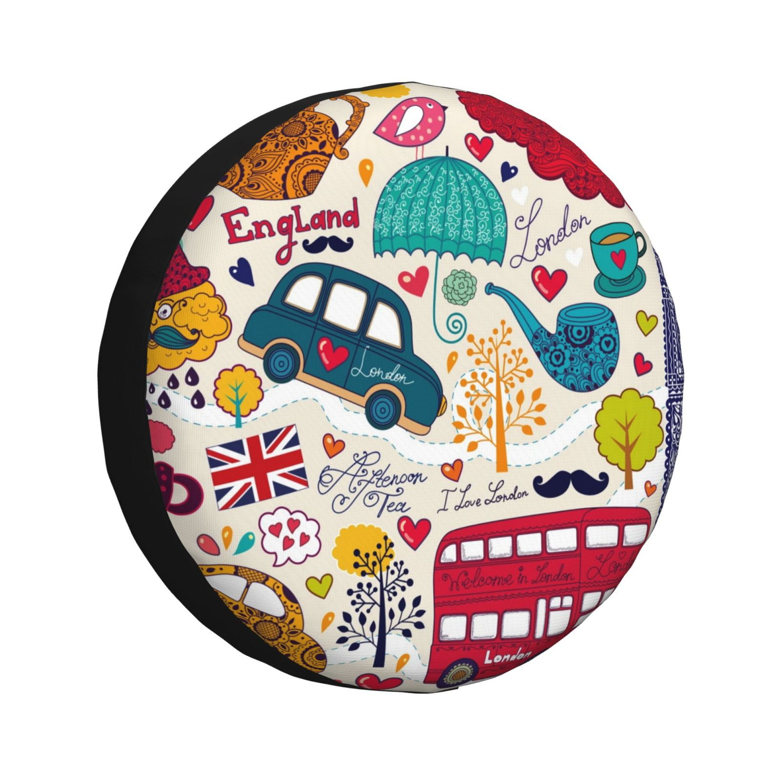 Kdxio London Symbols for Tire Cover Wheel Protectors Tyre Covers ...