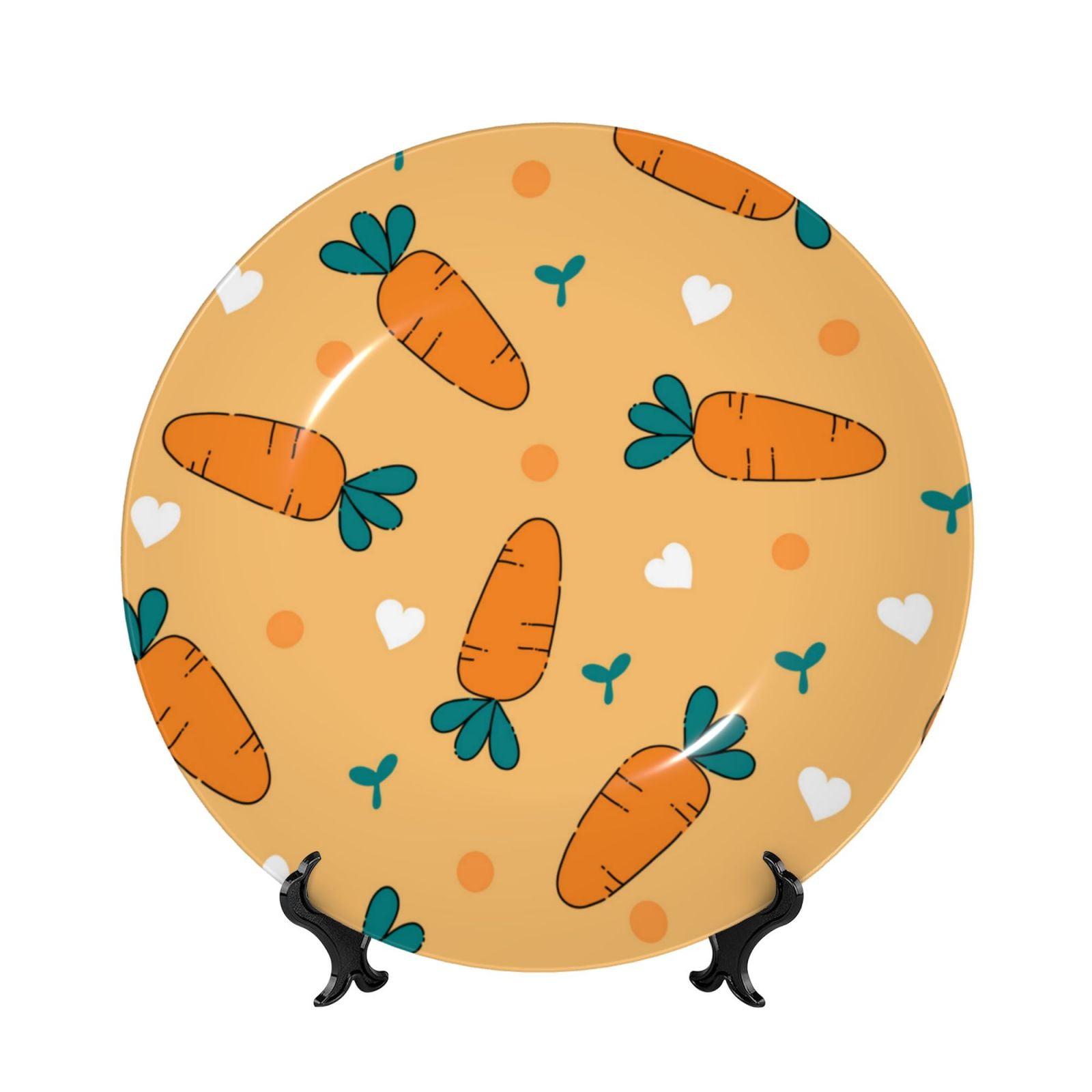 Kdxio Love Carrot Bone China Decorative Plate Ceramic Decorative Plate ...