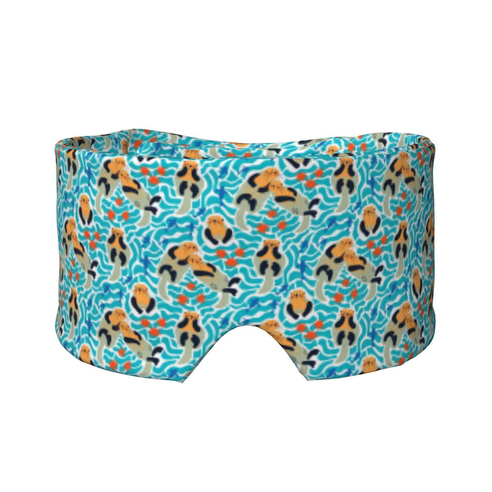 Kdxio Lovely Sea Otters for Eye Mask for Sleeping,Sleep Mask Light ...