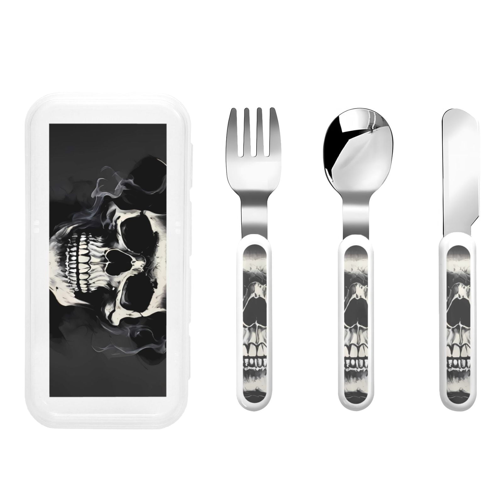 Kdxio Magician Hat Skull Toddler Utensils Set - Kids Silverware Set ...