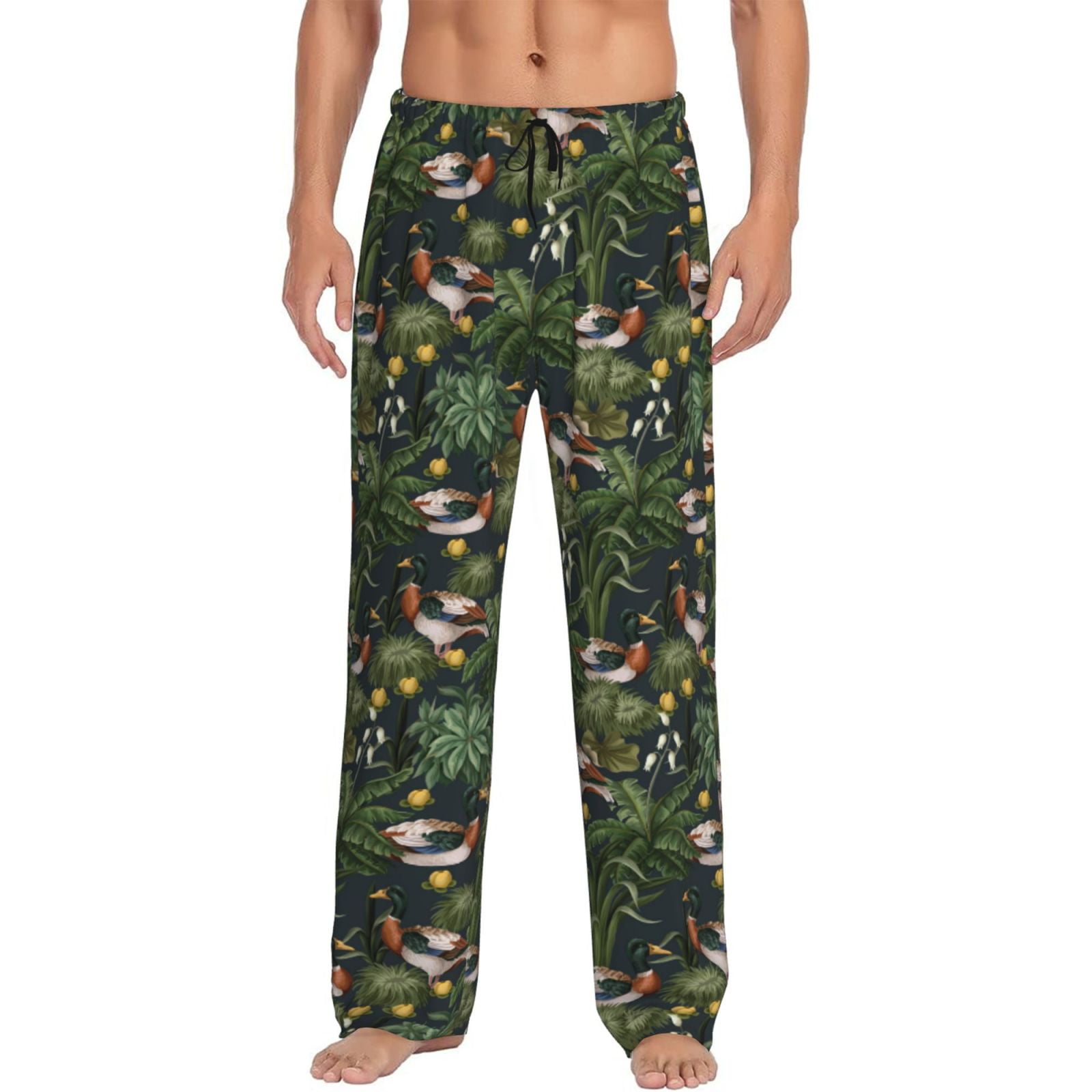 Kdxio Mallard Ducks And Water Print Men's Sleep Pajama Pant Lounge ...