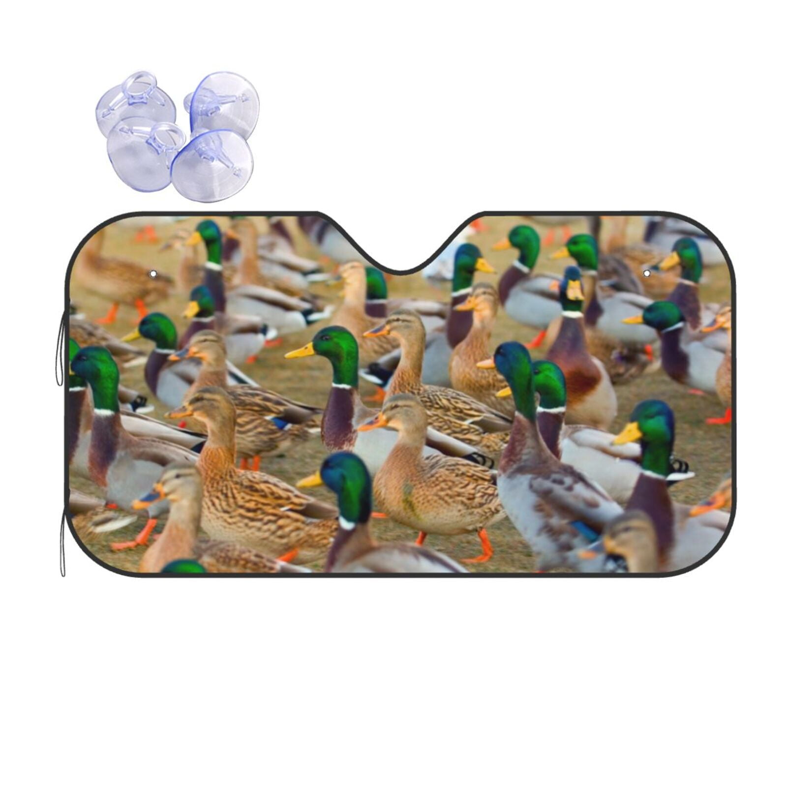 Kdxio Mallard Ducks Print Front Windshield Sun Shade,Folding Auto ...