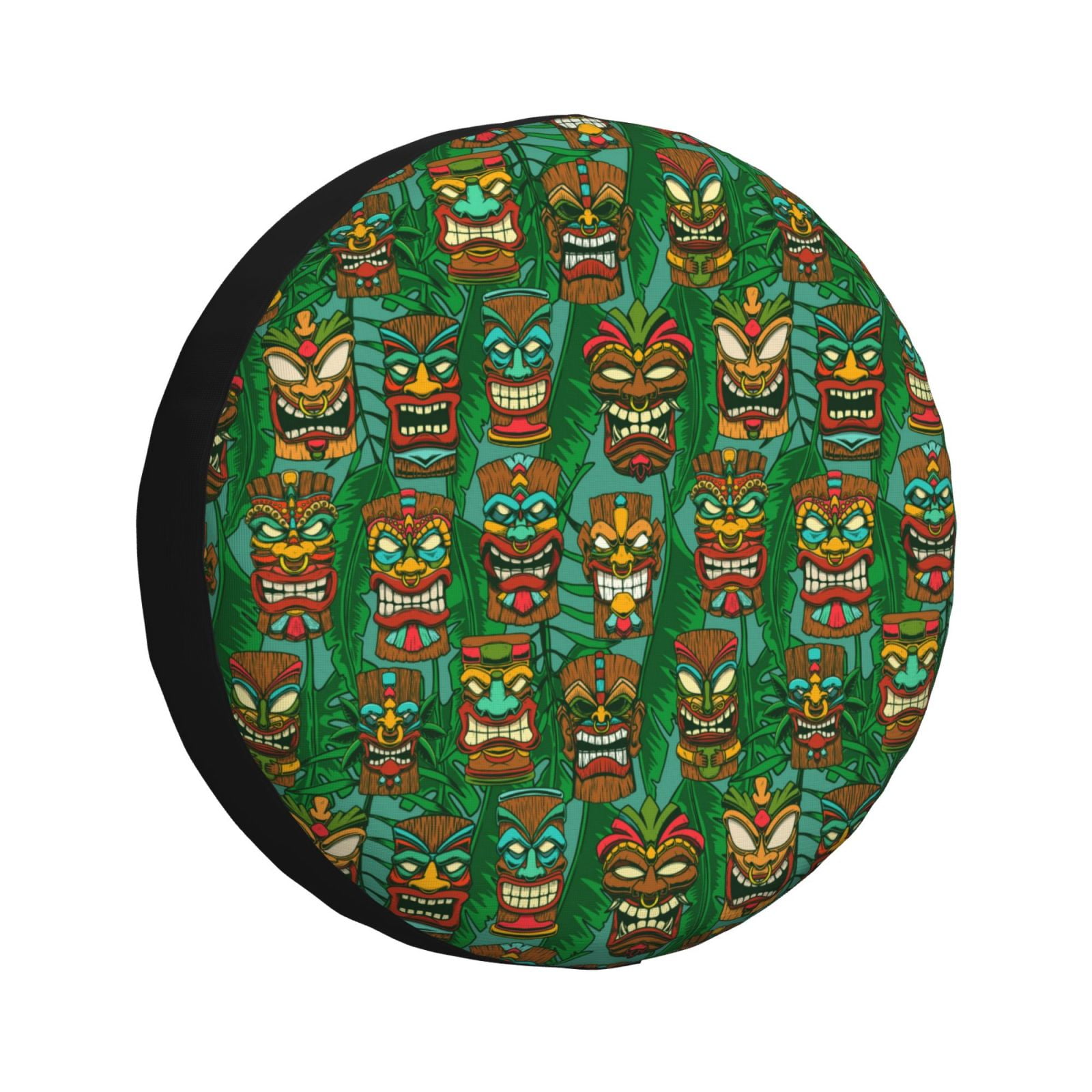 Kdxio Mask And Palm Leaves for Tire Cover Wheel Protectors Tyre Covers ...