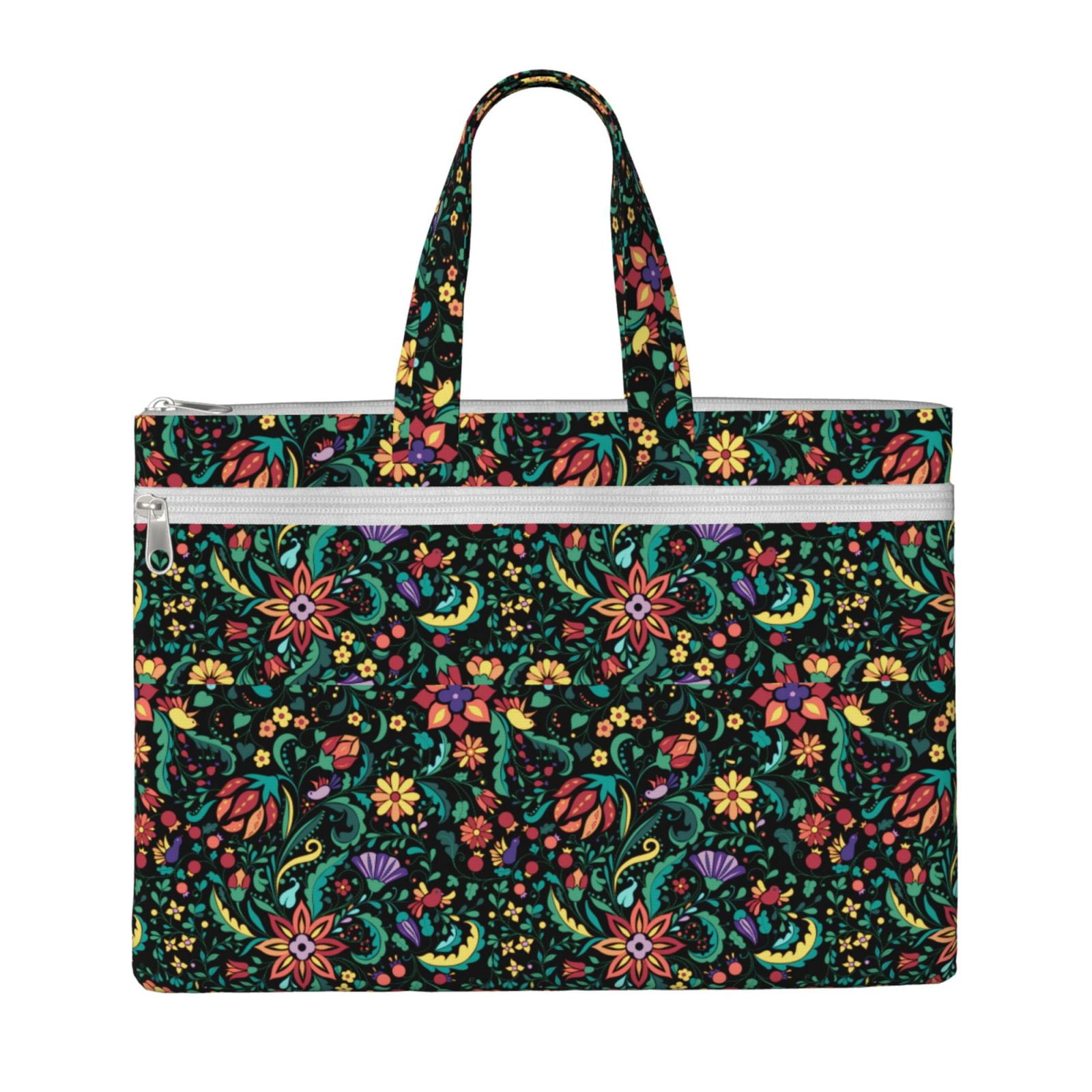 Kdxio Mexican Flower 1 File Tote Document Bag Business Briefcase Bag ...