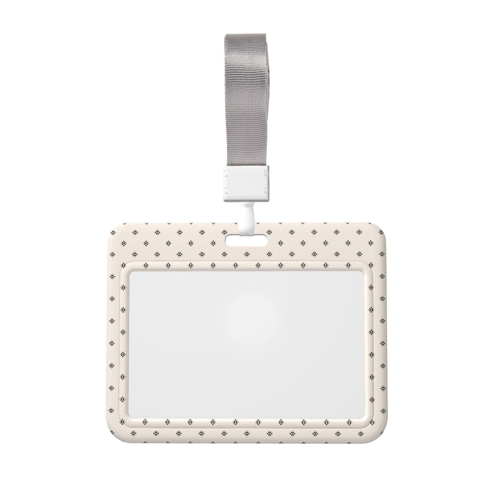 Kdxio Minimalist Crosshatch Dots Card Badge Holder Work Badge Sleeve ...
