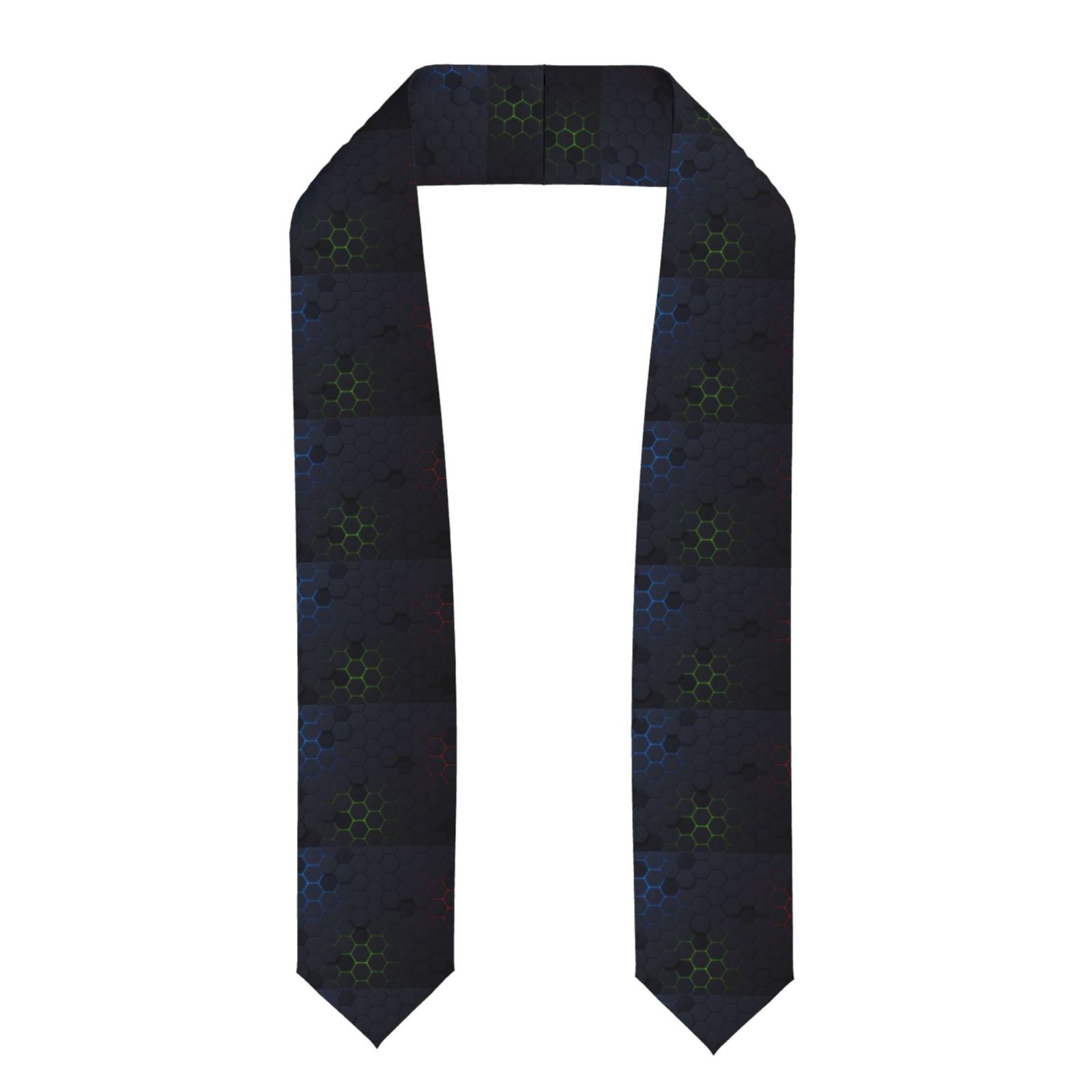 Kdxio Modern Hexagonal Neon Grid Graduation Stole Class, Graduation ...