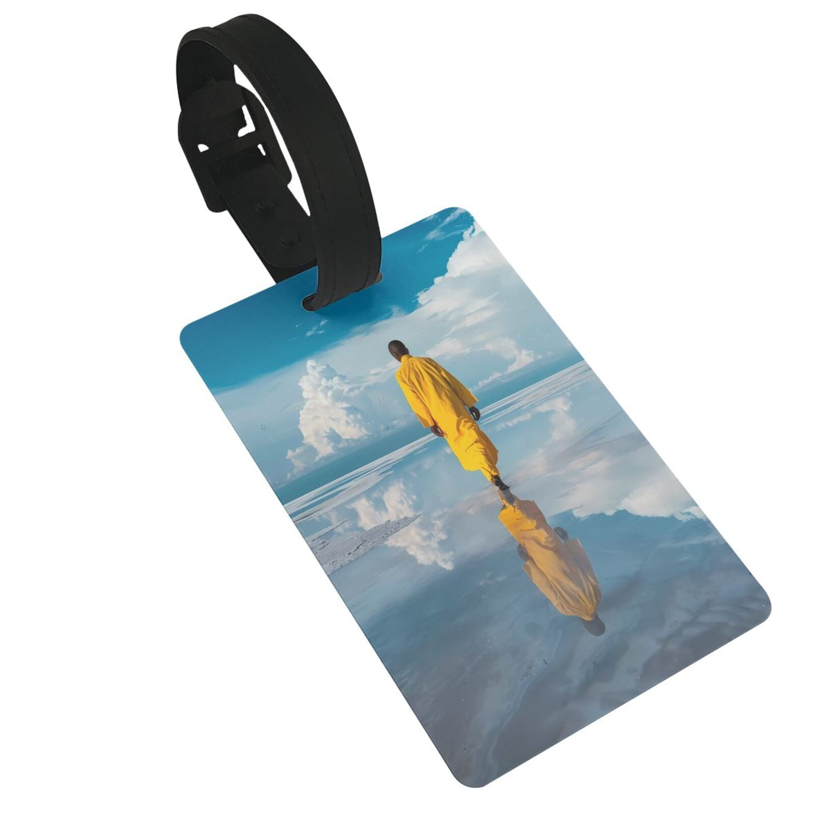 Kdxio Monk Walking On Water Luggage Tags Privacy Cover ID Label ...