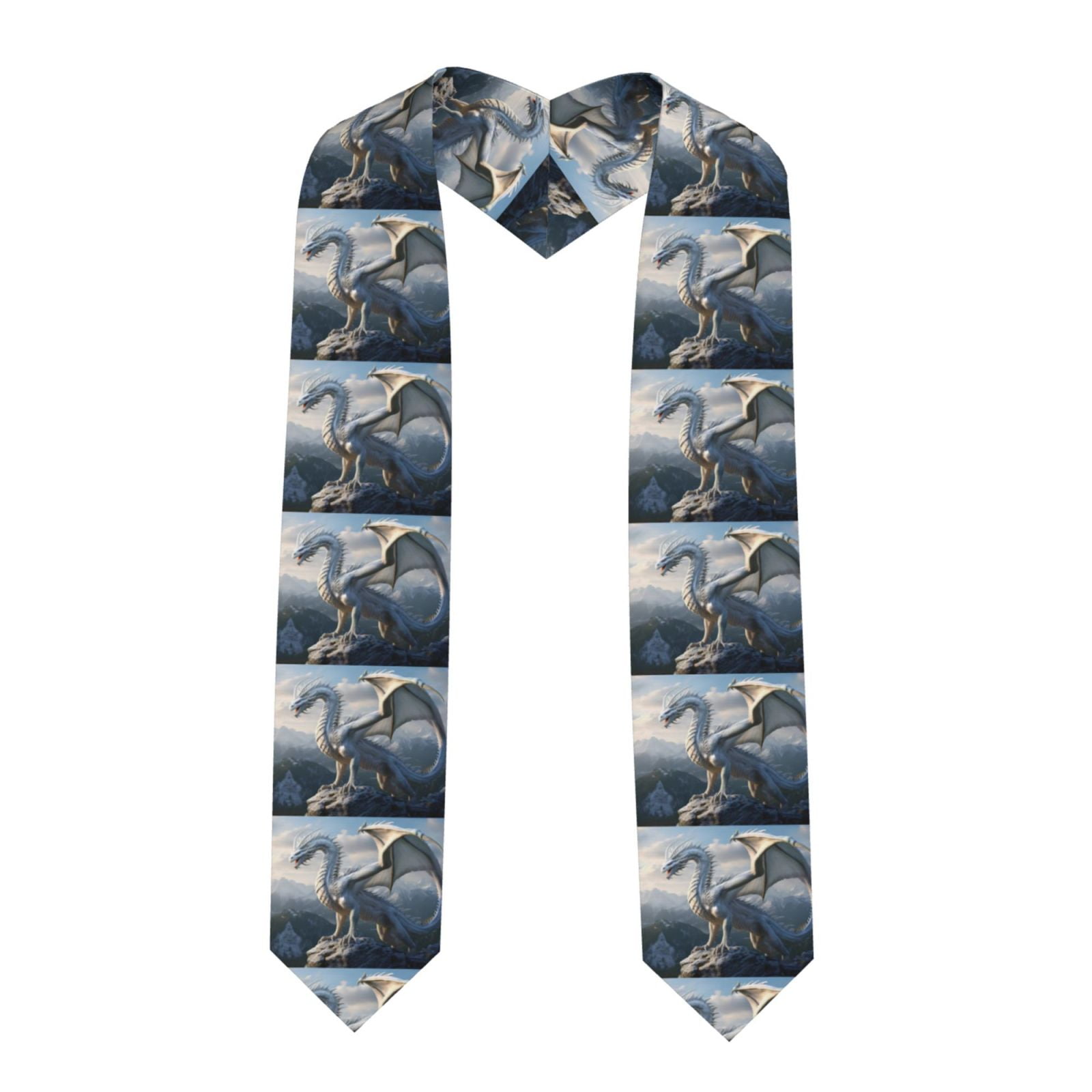 Kdxio Mountain White Dragon Graduation Stole Class, Graduation Sash ...