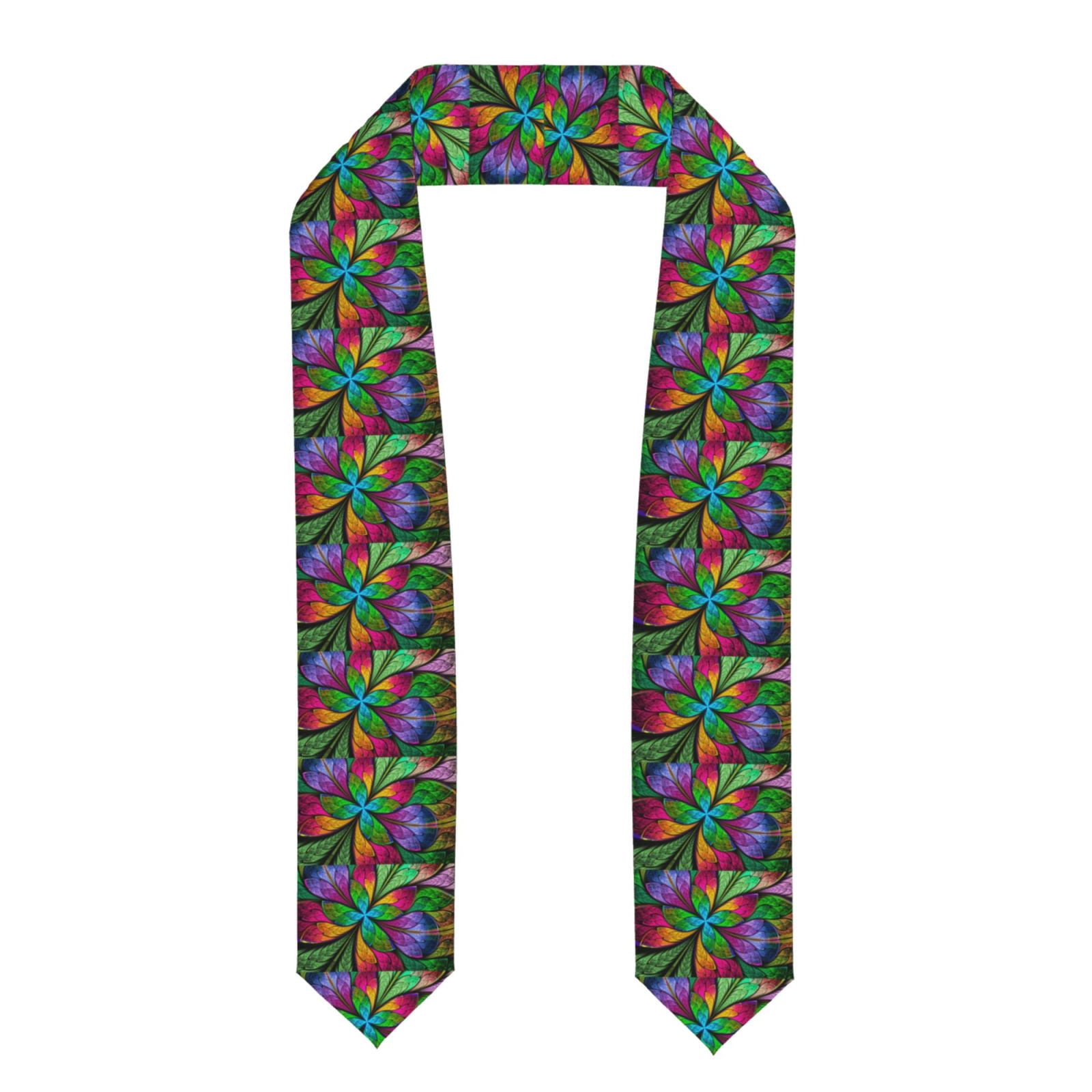 Kdxio Multicolored Beautiful Flower Graduation Stole Class, Graduation ...