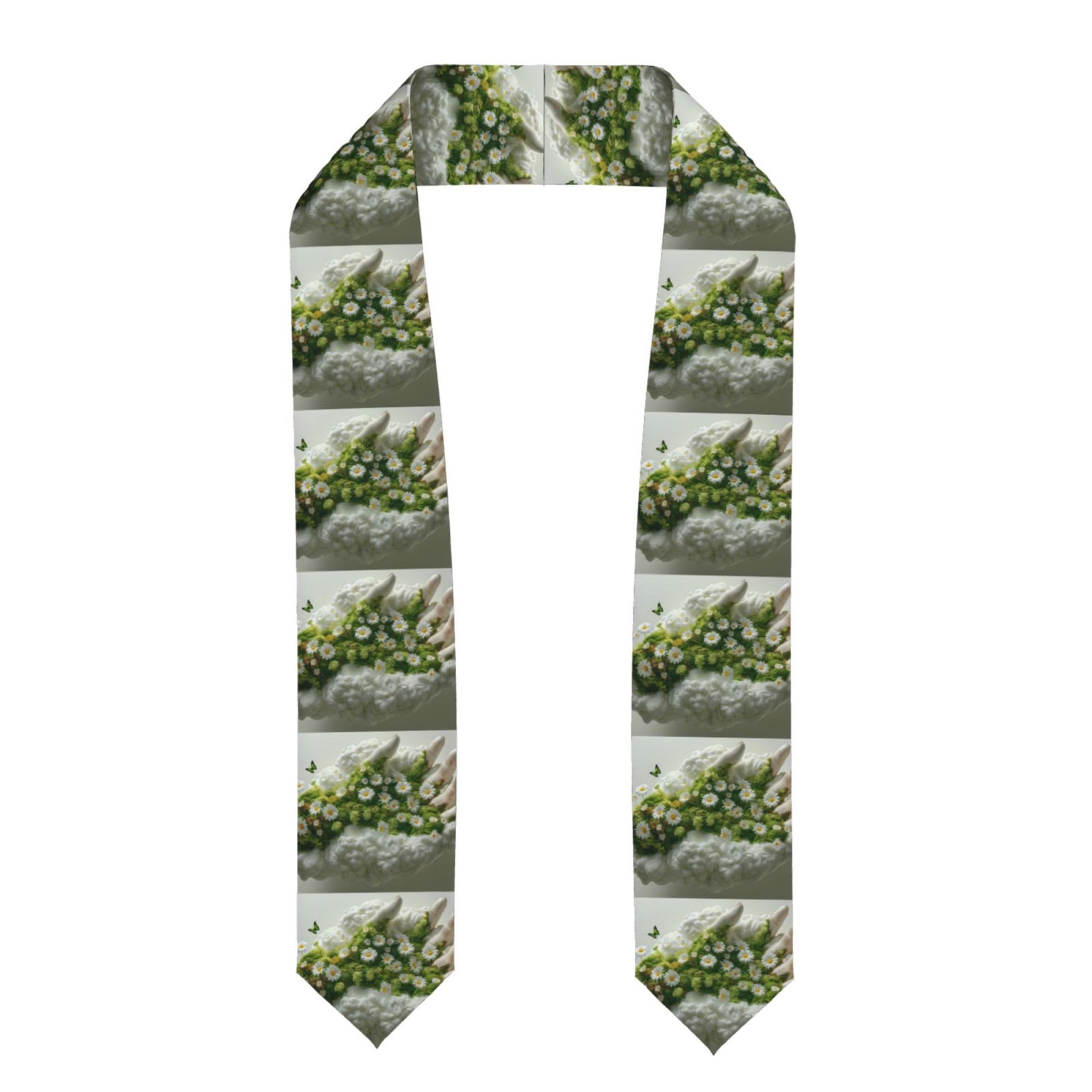 Kdxio Nature Hand Daisies Art Graduation Stole Class, Graduation Sash ...