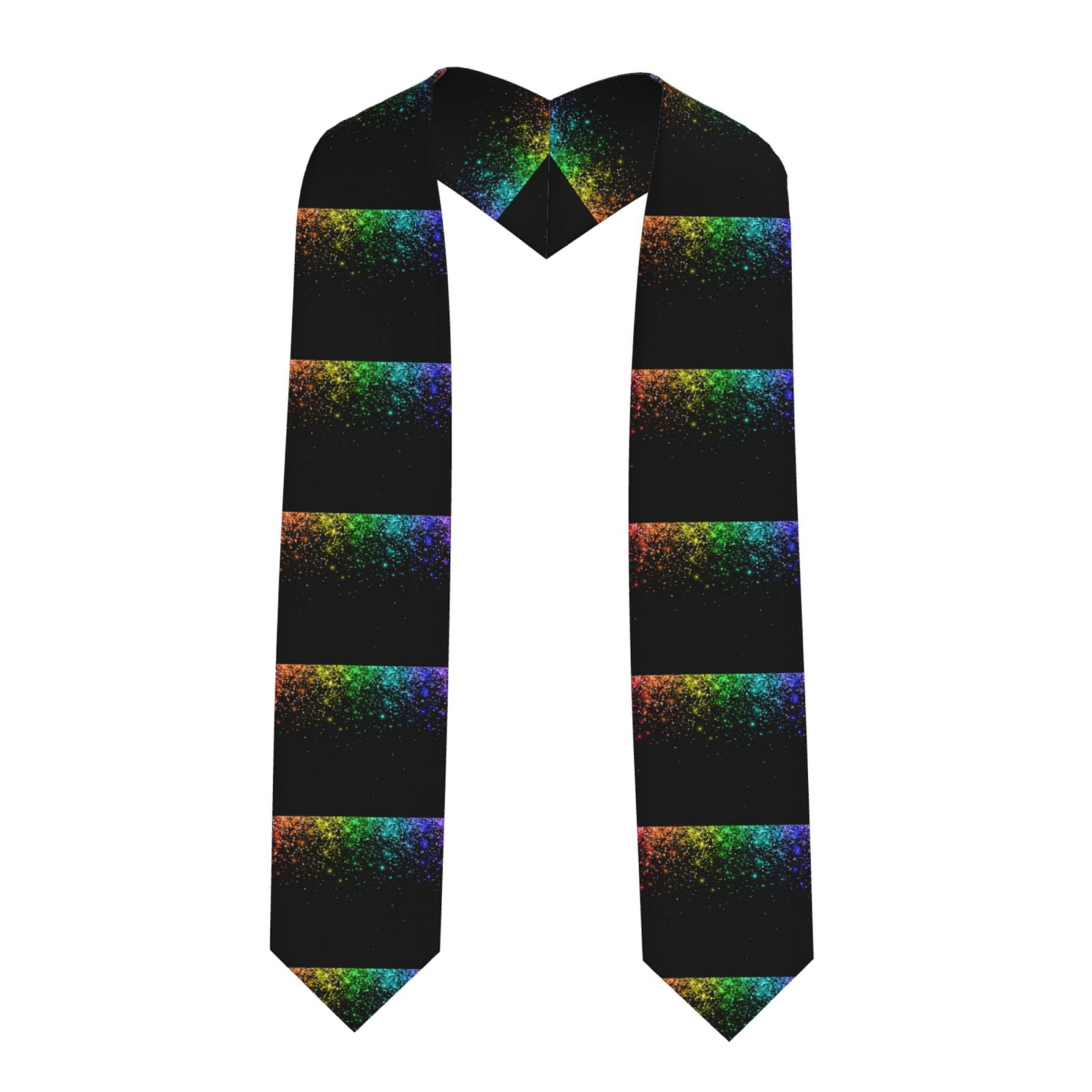 Kdxio Night Rainbow Sparkles Graduation Stole Class, Graduation Sash ...