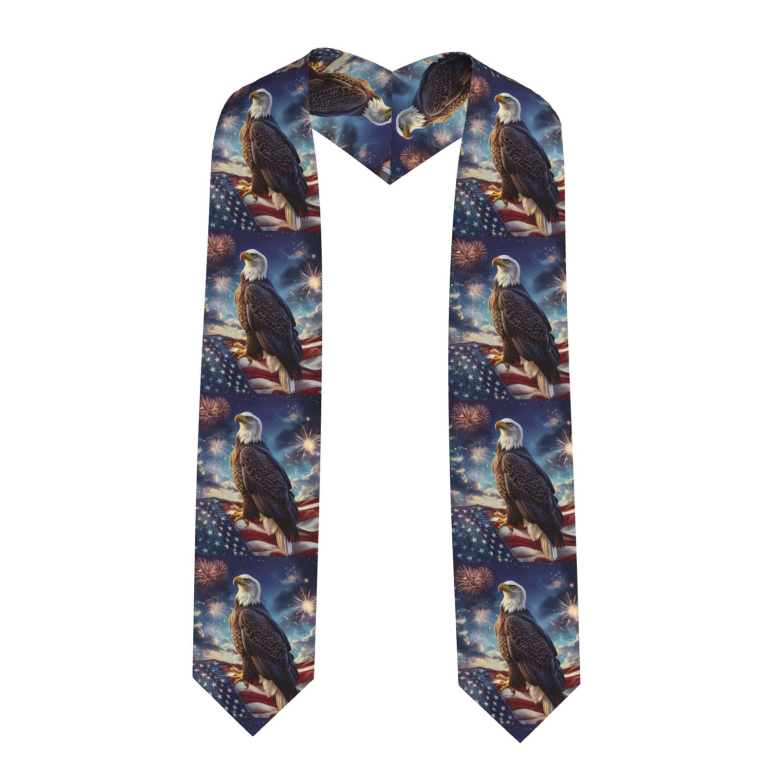 Kdxio Night Sky Bald Eagle Graduation Stole Class, Graduation Sash ...