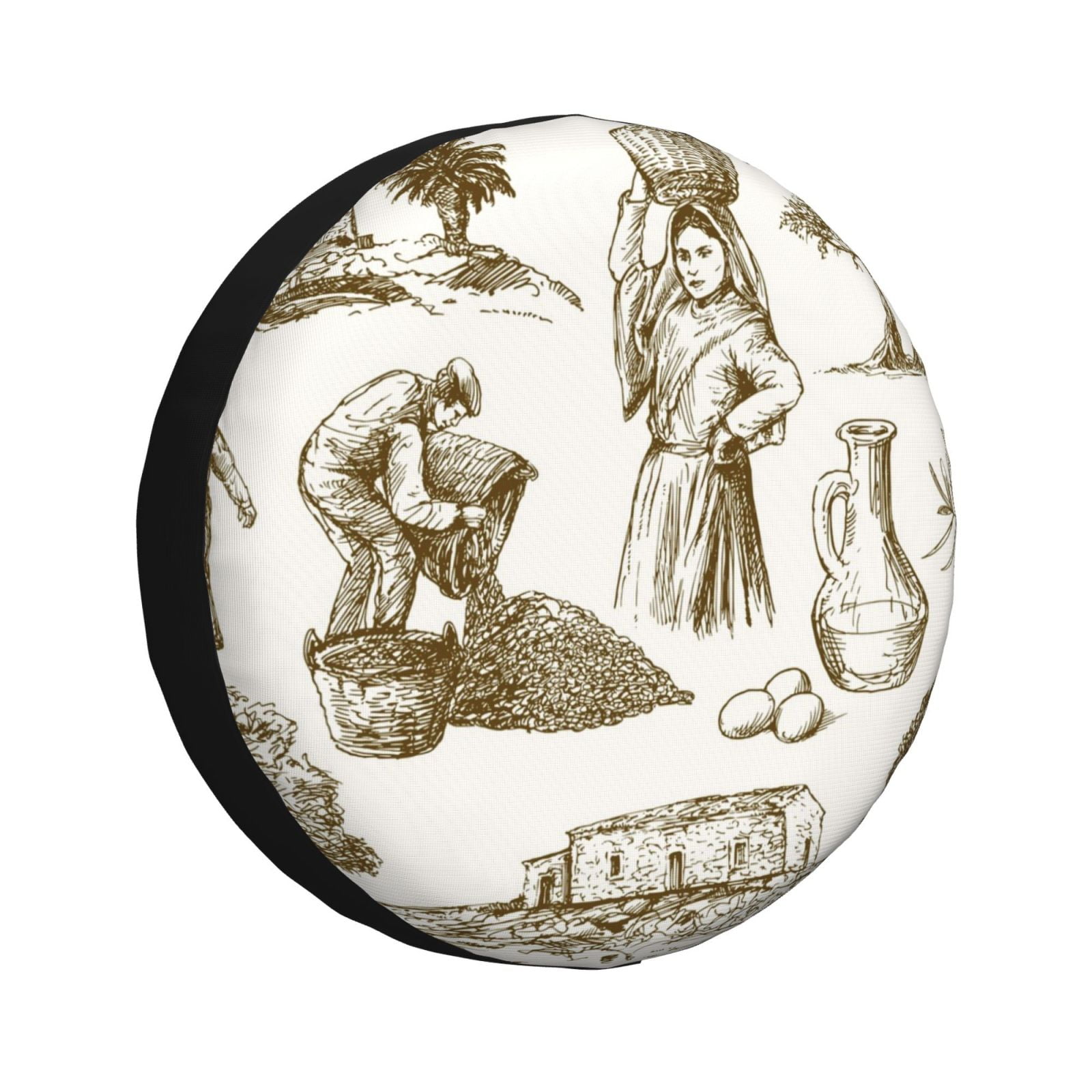 Kdxio Olive Picking for Tire Cover Wheel Protectors Tyre Covers ...