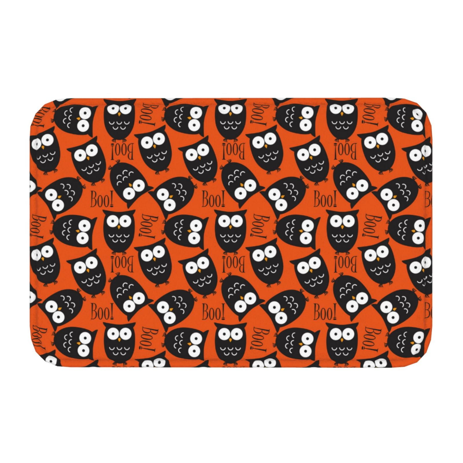 Kdxio Owls And Boo,16" x 24", Non-Slip Front Door Mats,Outdoor Welcome ...