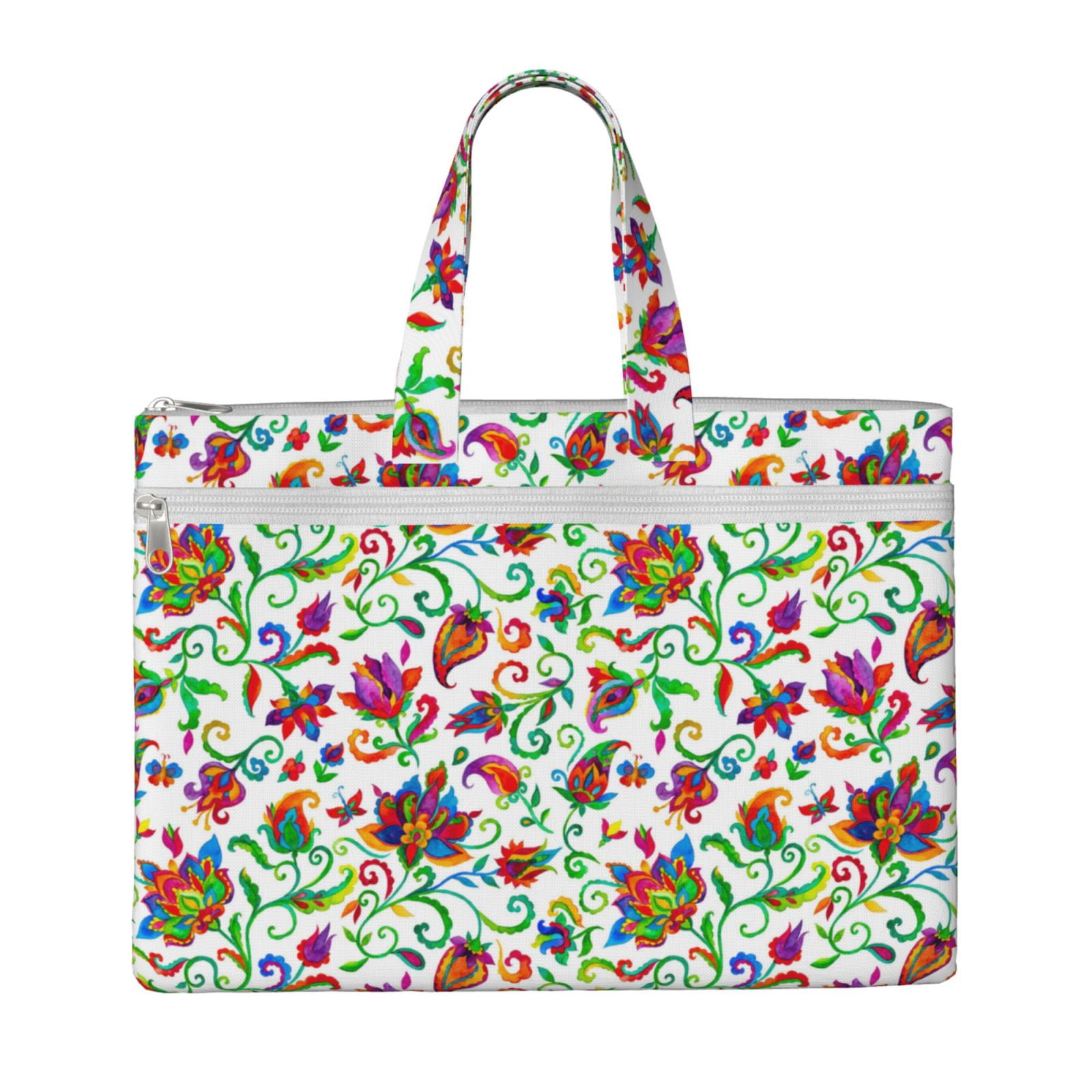 Kdxio Paisley File Tote Document Bag Business Briefcase Bag Document ...