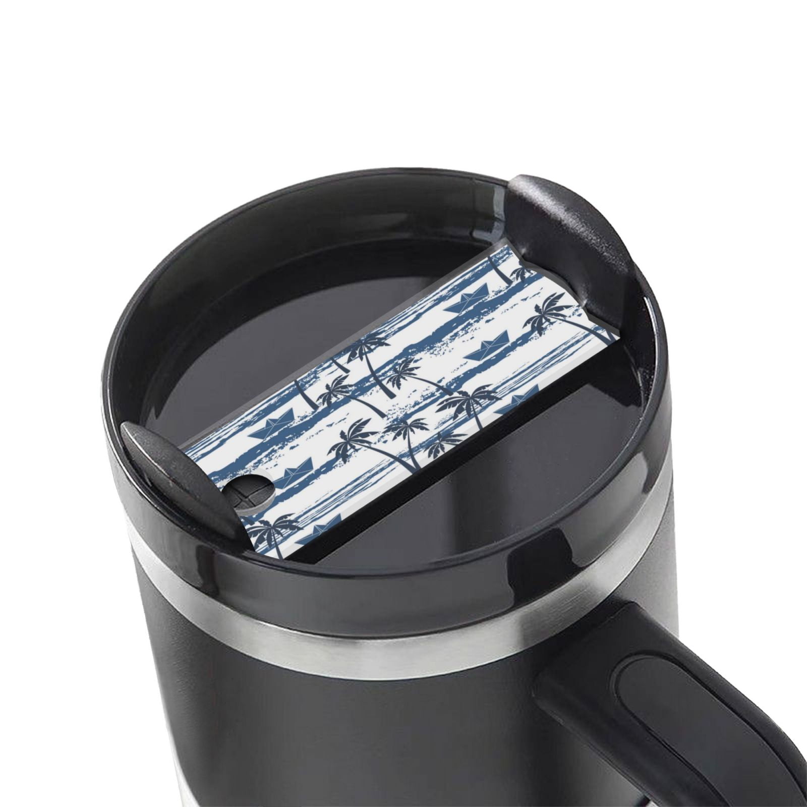 Kdxio Palm Tree Name Plate Compatible Stanley Cups Name Tag Acrylic ...