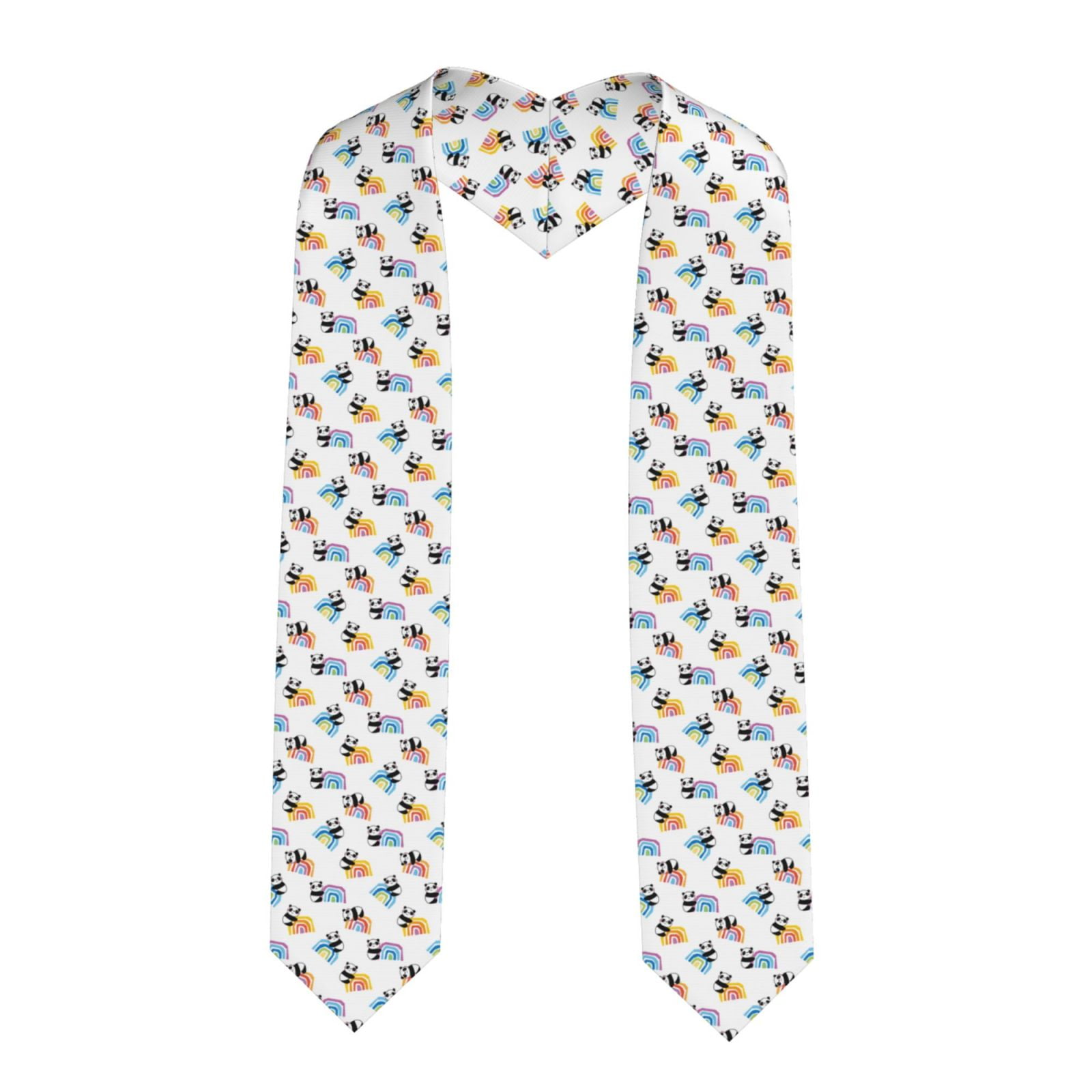 Kdxio Panda And Rainbow Graduation Stole Class, Graduation Sash, Unisex ...