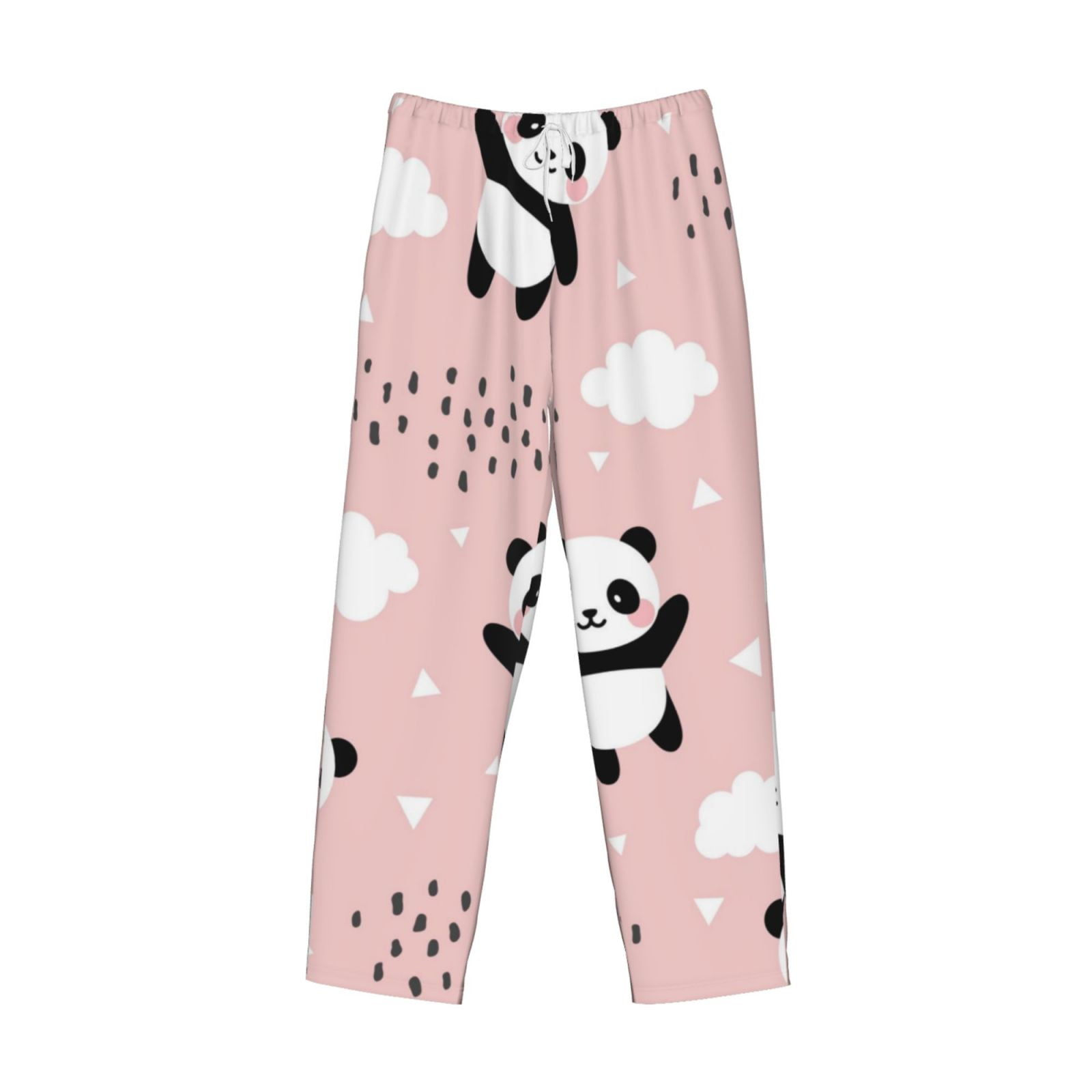 Kdxio Panda Print Men's Sleep Pajama Pant Lounge Pants with Pockets ...