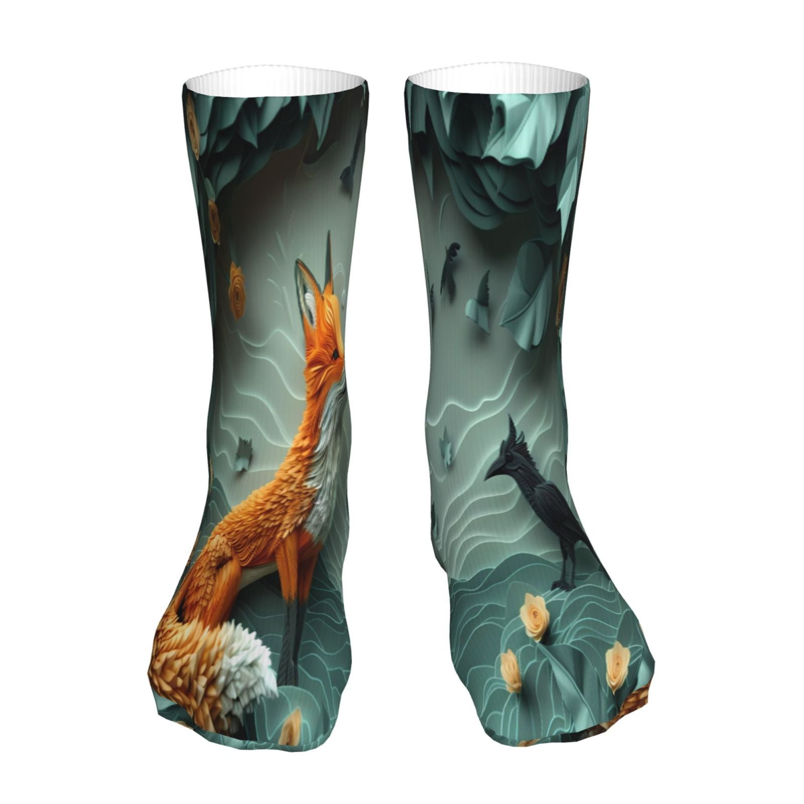 Kdxio Paper Fox Crow Fantasy 标题 - Walmart.com