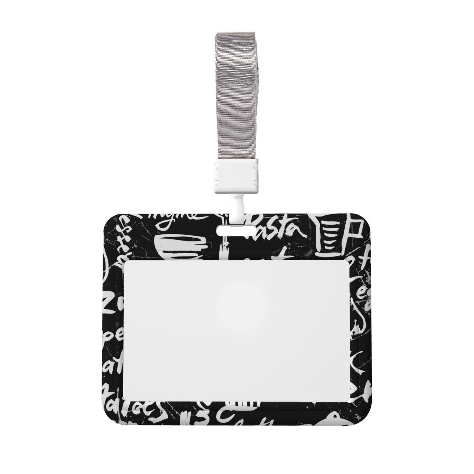 Kdxio Pasta Bacon Card Badge Holder Work Badge Sleeve for Office ...