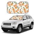 Kdxio Peaches Print Windshield Sun Shade, Foldable Sun Blocker for Car ...