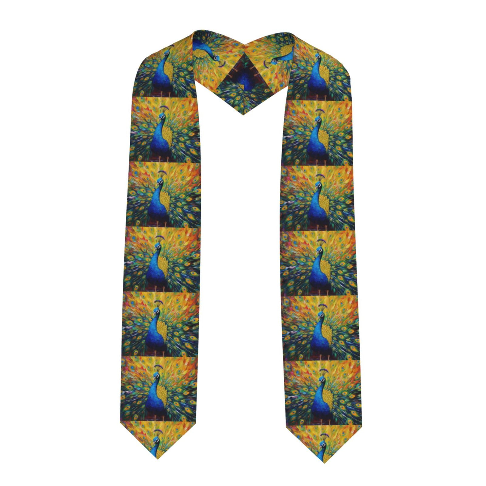 Kdxio Peacocks Graduation Stole Class, Graduation Sash, Unisex Adult 36 ...