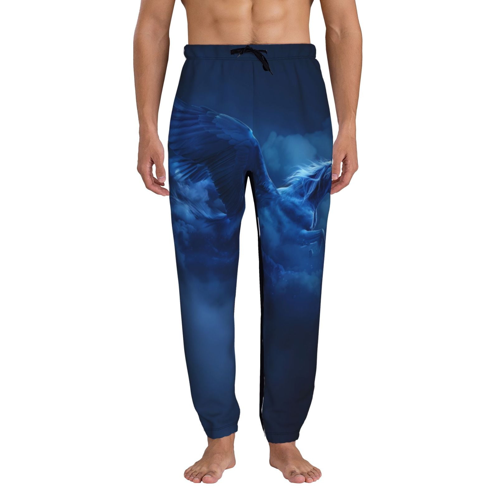 Kdxio Pegasus Night Sky Pattern Joggers,Sweatpants for Men with Pockets ...