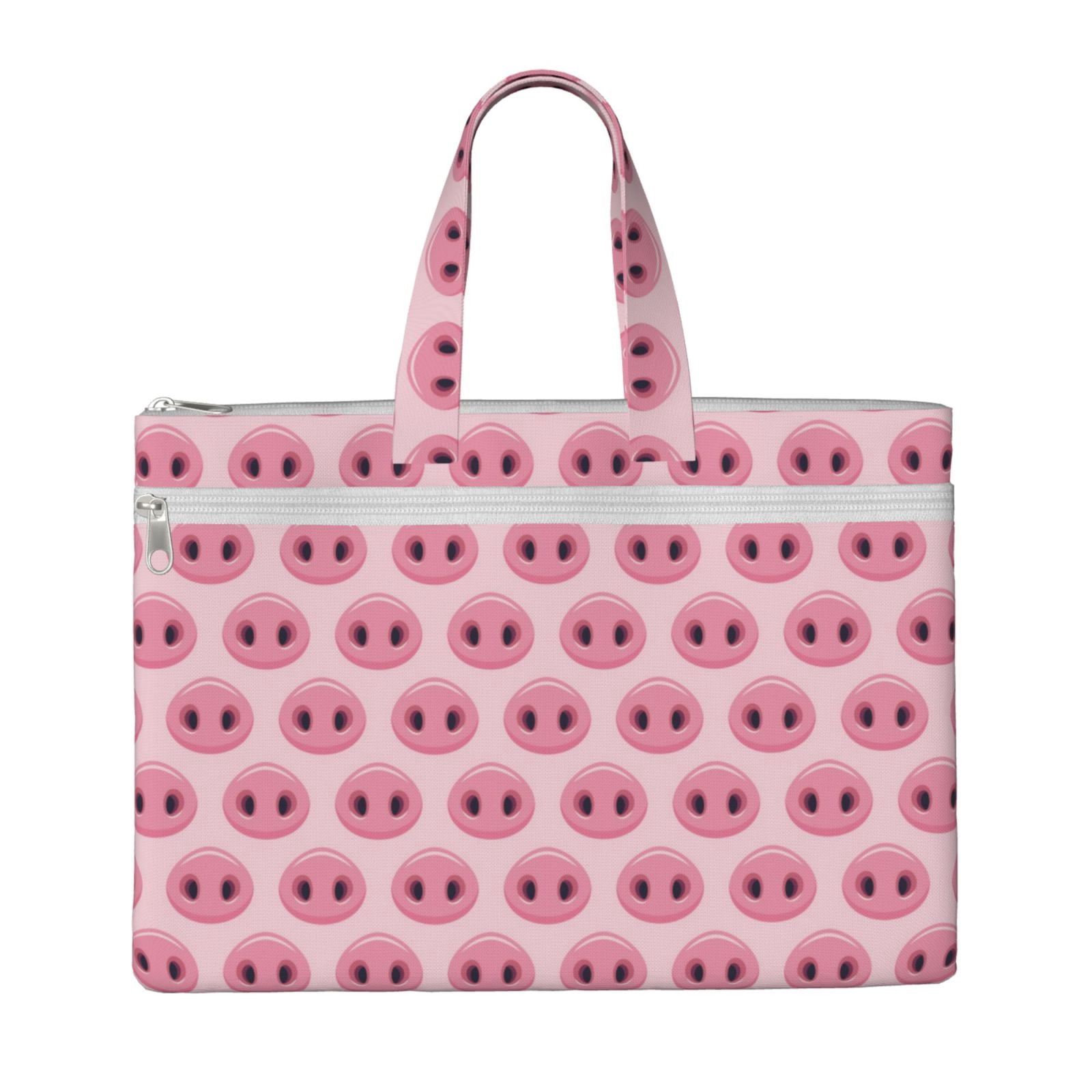 Kdxio Pig Nose File Tote Document Bag Business Briefcase Bag Document ...