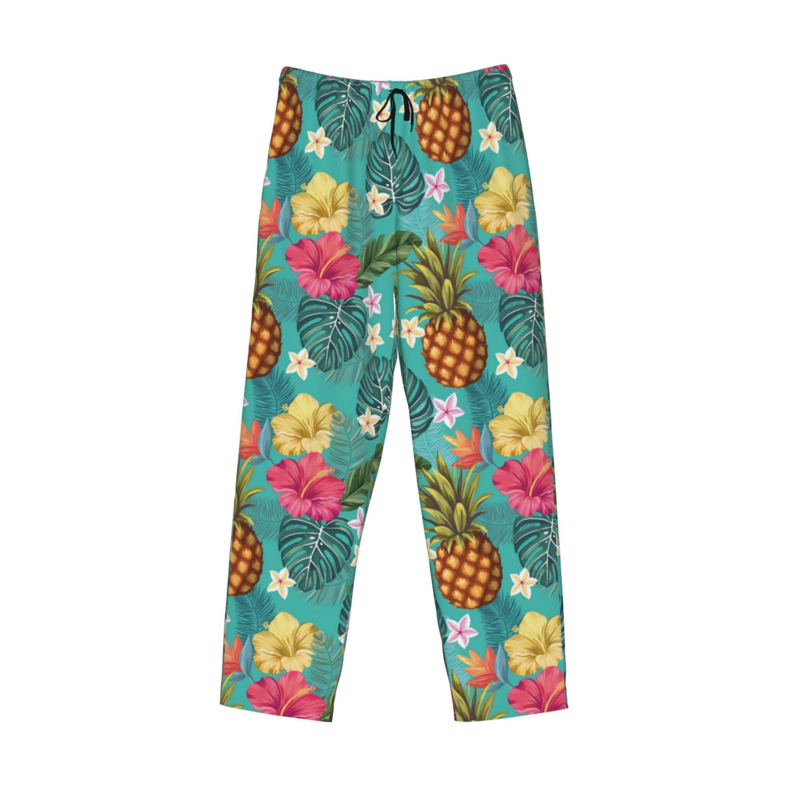 Kdxio Pineapple Print Men's Sleep Pajama Pant Lounge Pants with Pockets - Walmart.com