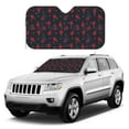 Kdxio Ping Pong Print Windshield Sun Shade, Foldable Sun Blocker for ...