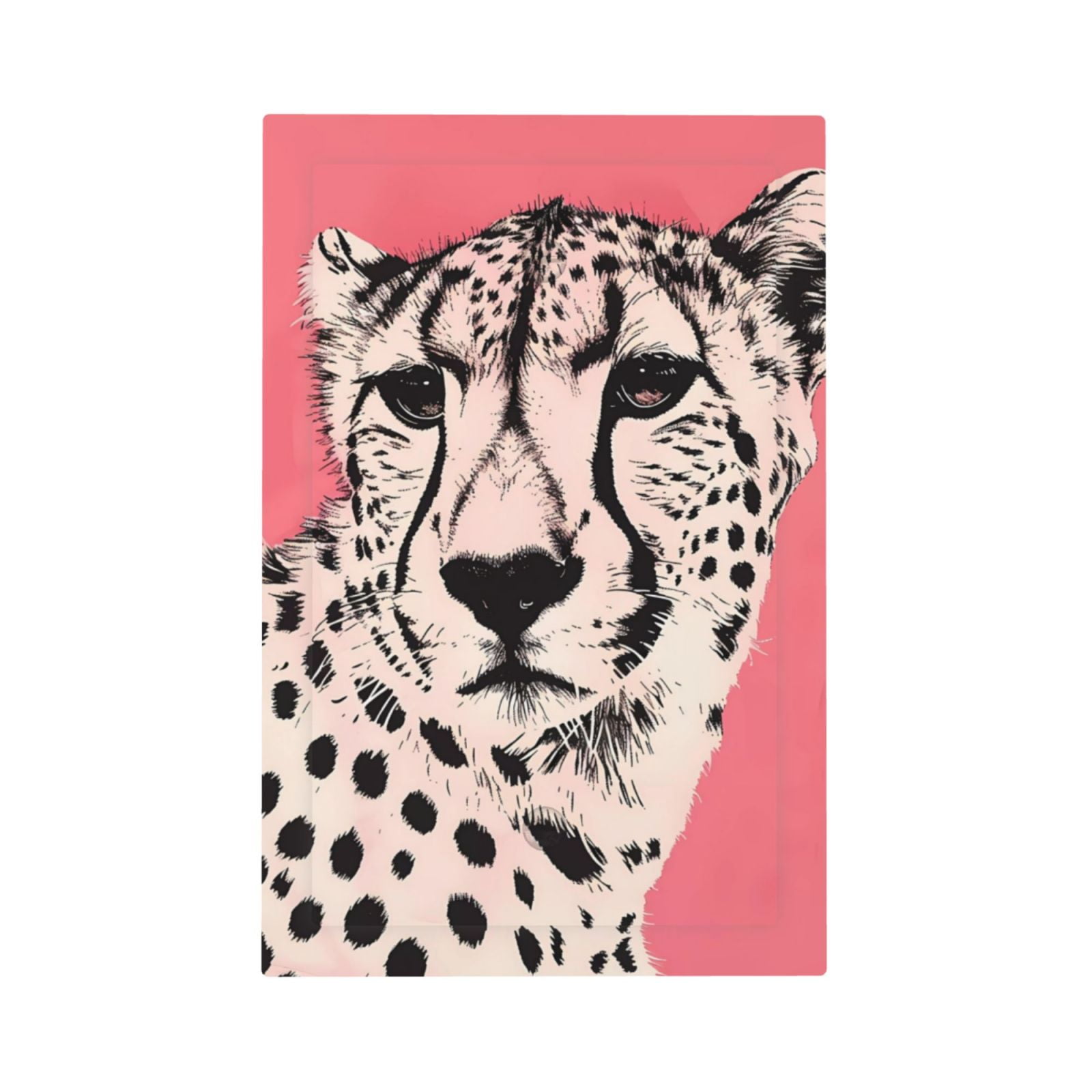 Kdxio Pink Cheetah Art Decorator Light Switch or Receptacle Outlet Wall ...