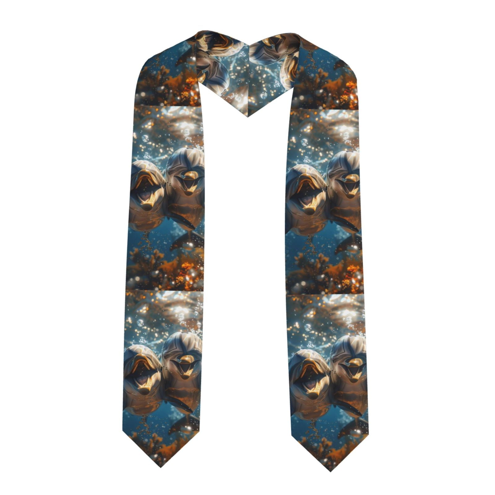 Kdxio Playful Dolphins Underwater Graduation Stole Class, Graduation ...