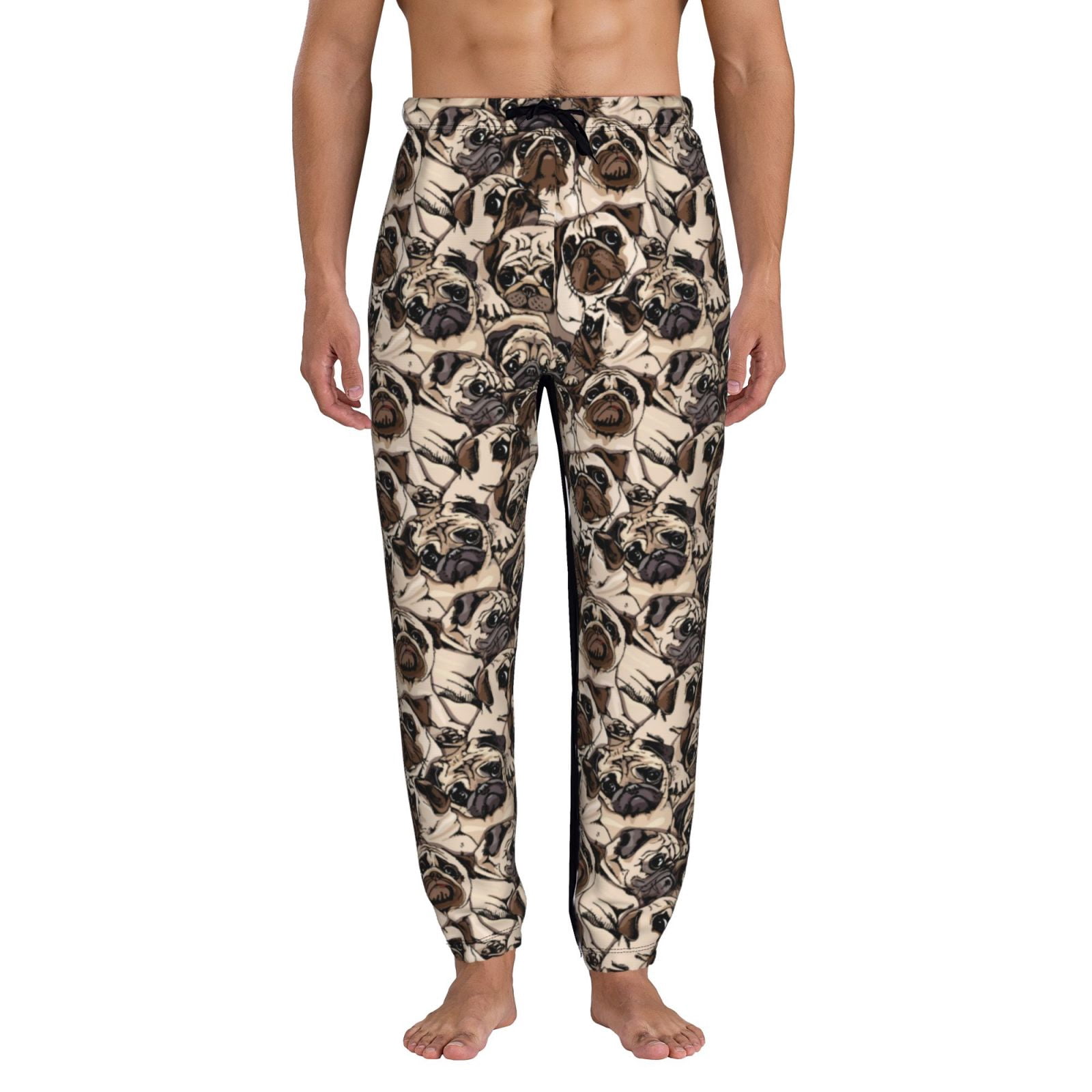 Kdxio Pug Pattern Joggers,Sweatpants for Men with Pockets-3X-Large ...