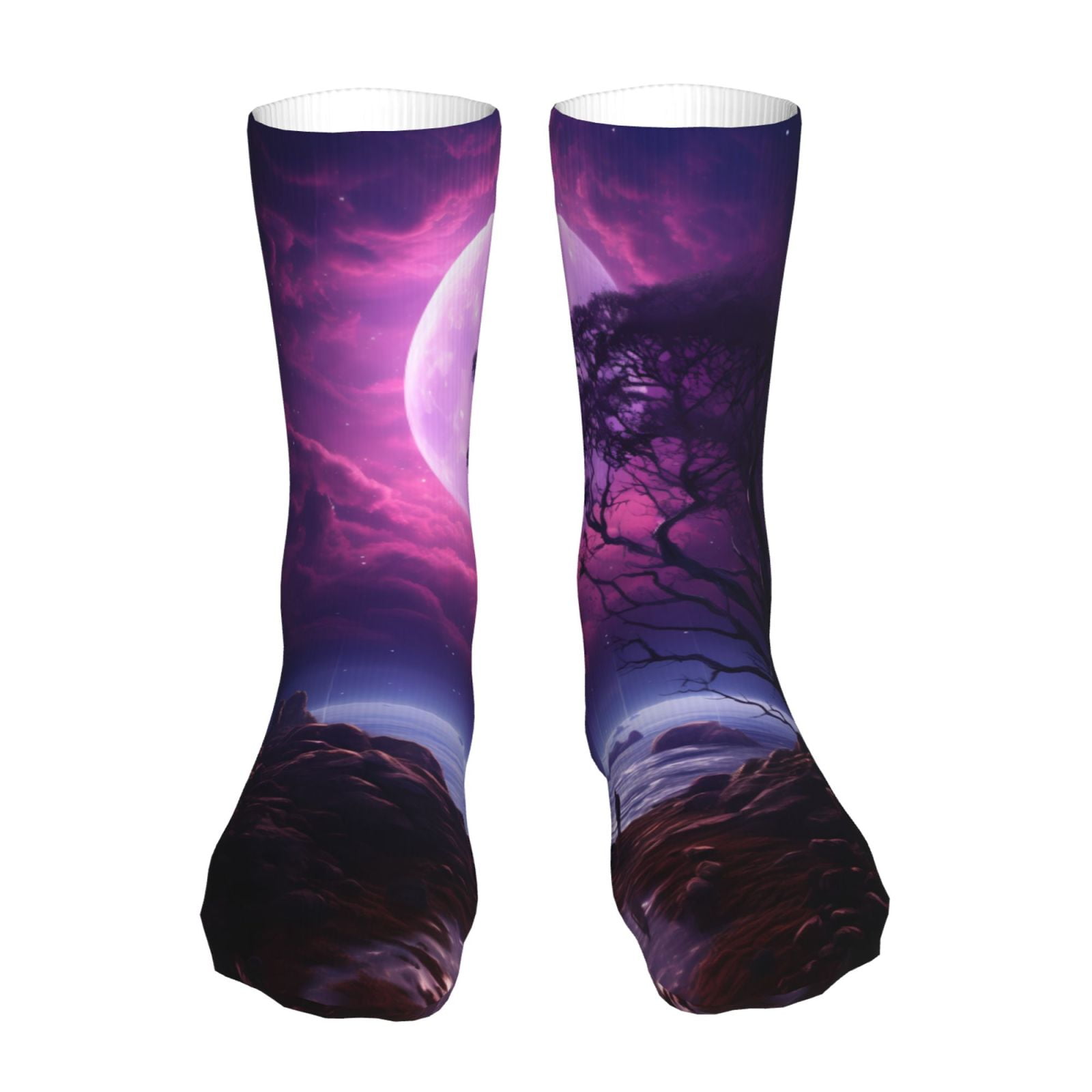 Kdxio Purple Moon Tree Night Sky 标题 - Walmart.com