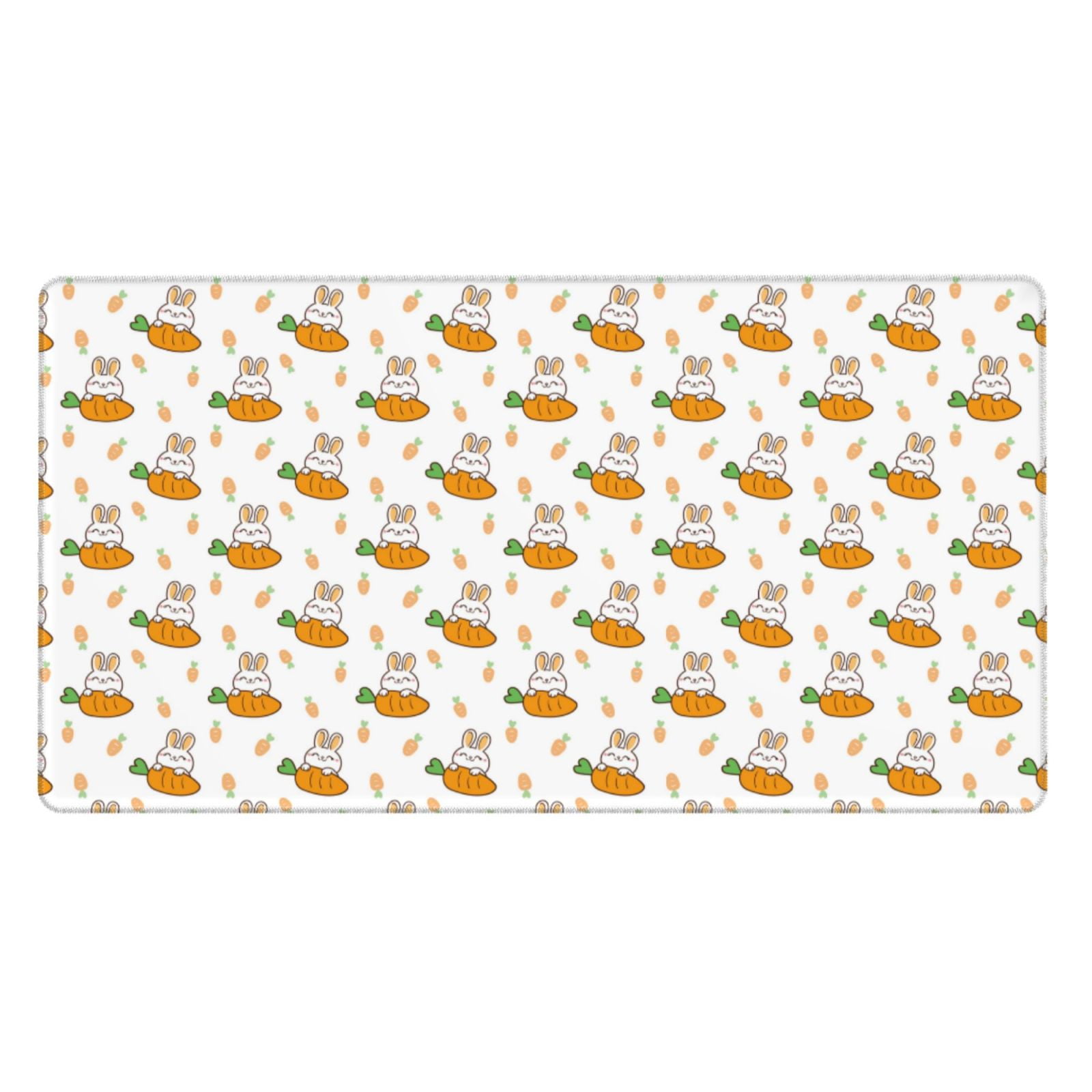 Kdxio Rabbit And Carrot Print Large Gaming Mouse Pad,Non-Slip Base ...