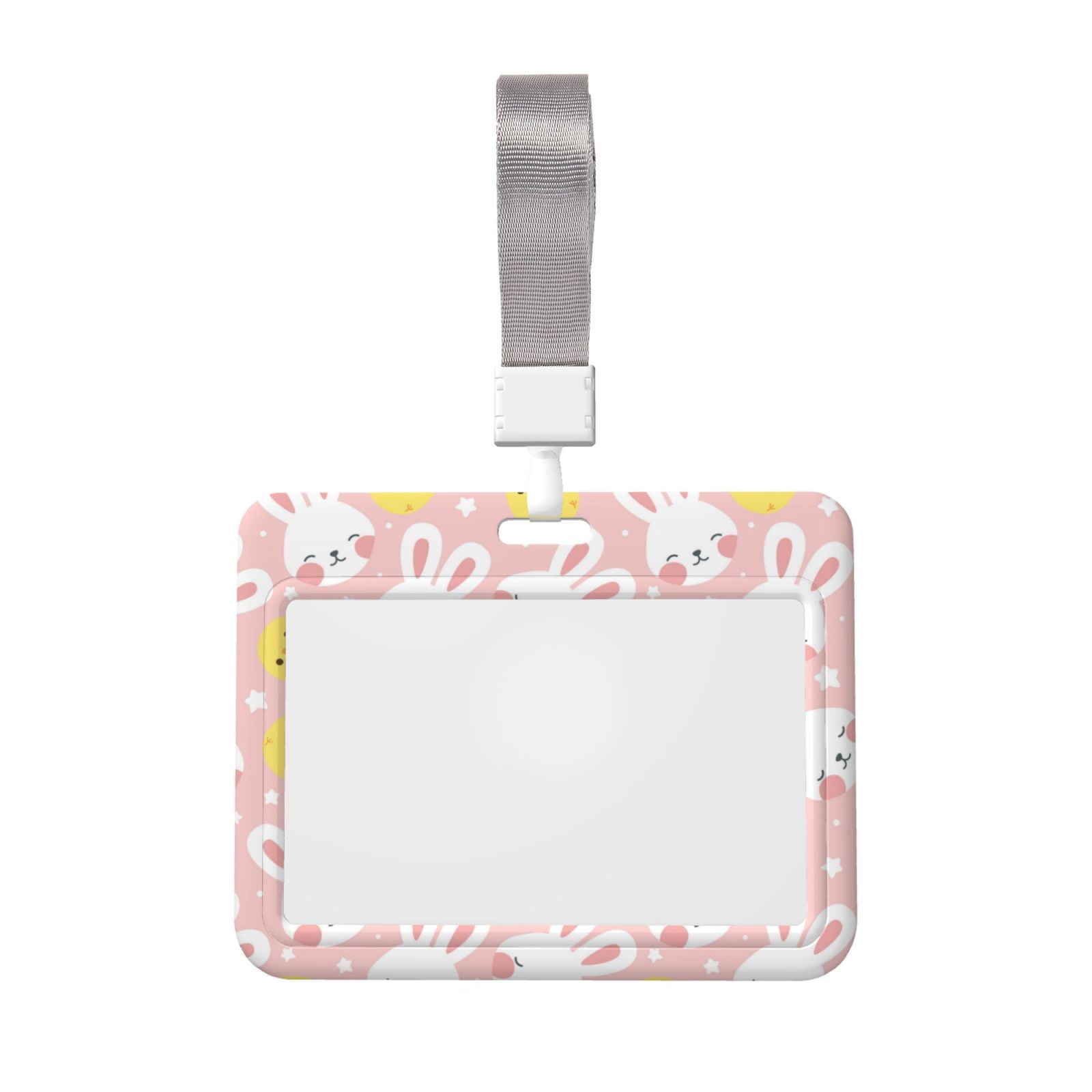 Kdxio Rabbit And Chick Card Badge Holder Work Badge Sleeve for Office ...