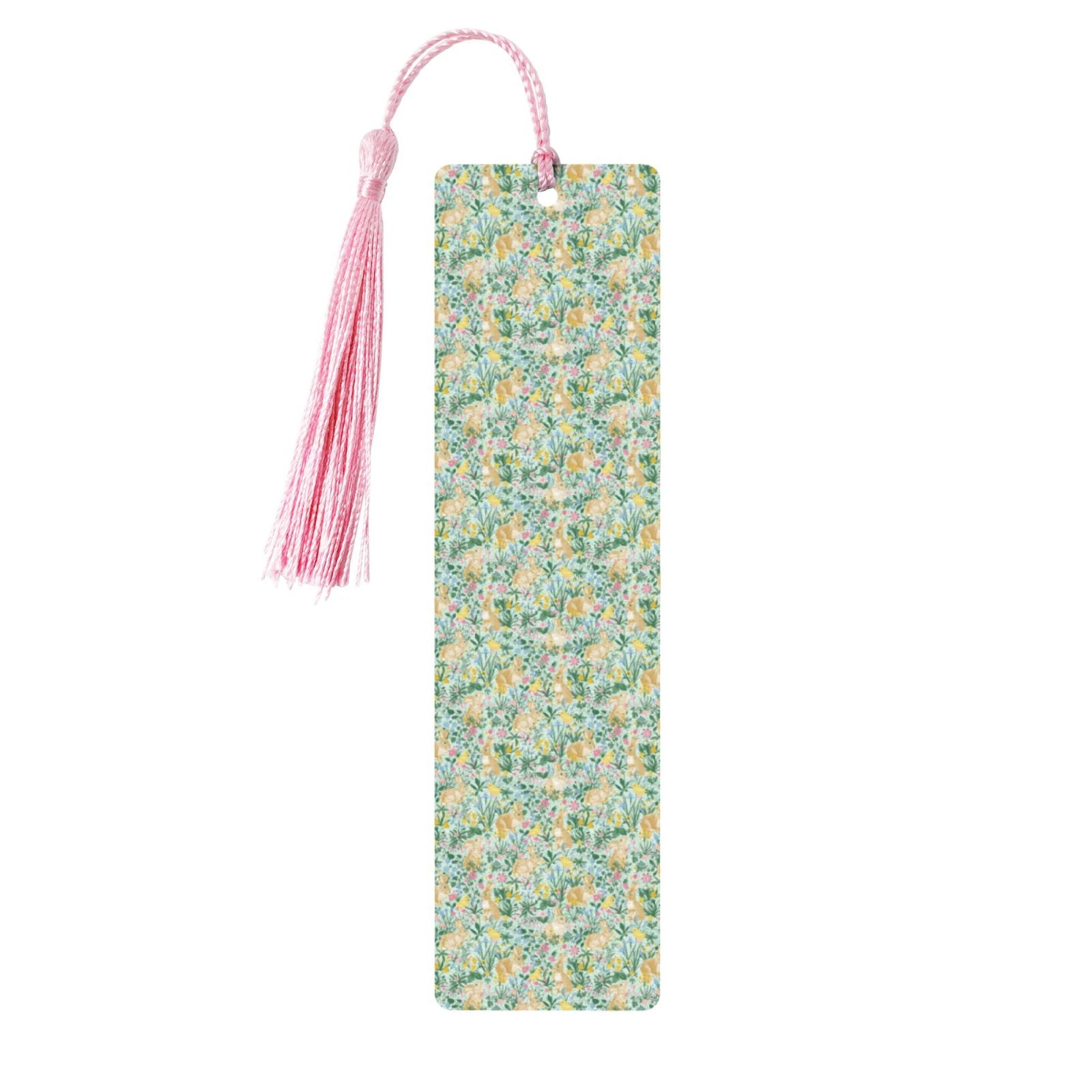 Kdxio Rabbit And Chick Print Metal Tassel Bookmarks,Perfect Gift for ...