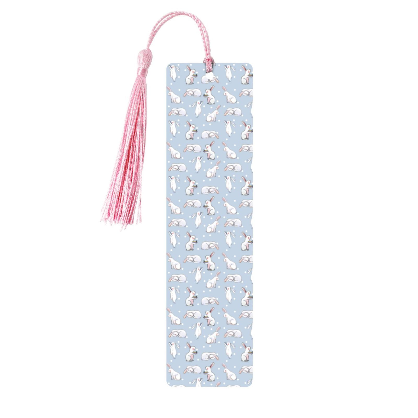 Kdxio Rabbit Is Eating Carrots Print Metal Tassel Bookmarks,Perfect ...