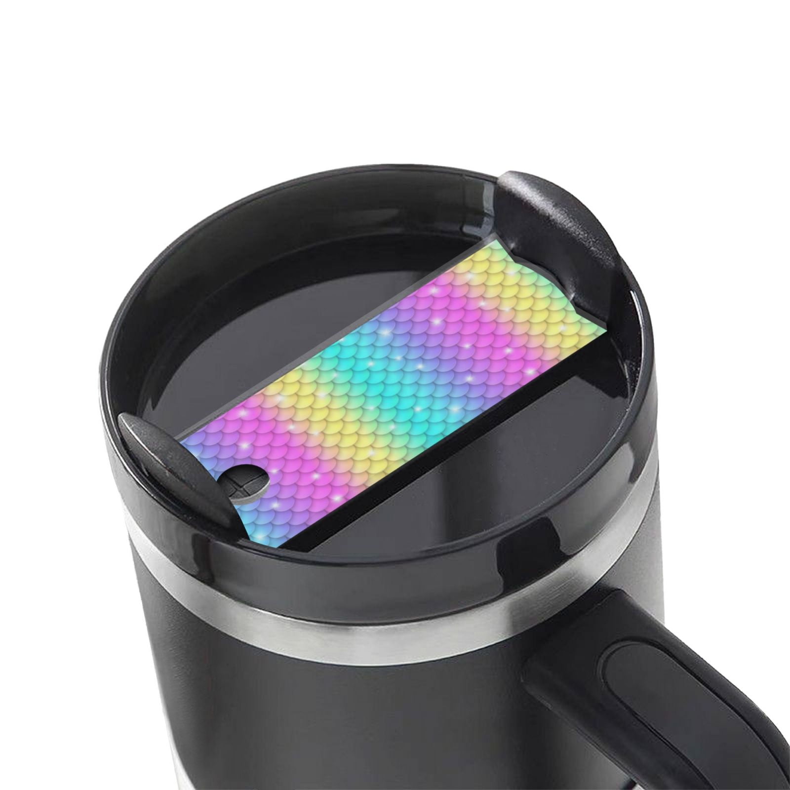 Kdxio Rainbow Scales2 Name Plate Compatible Stanley Cups Name Tag ...