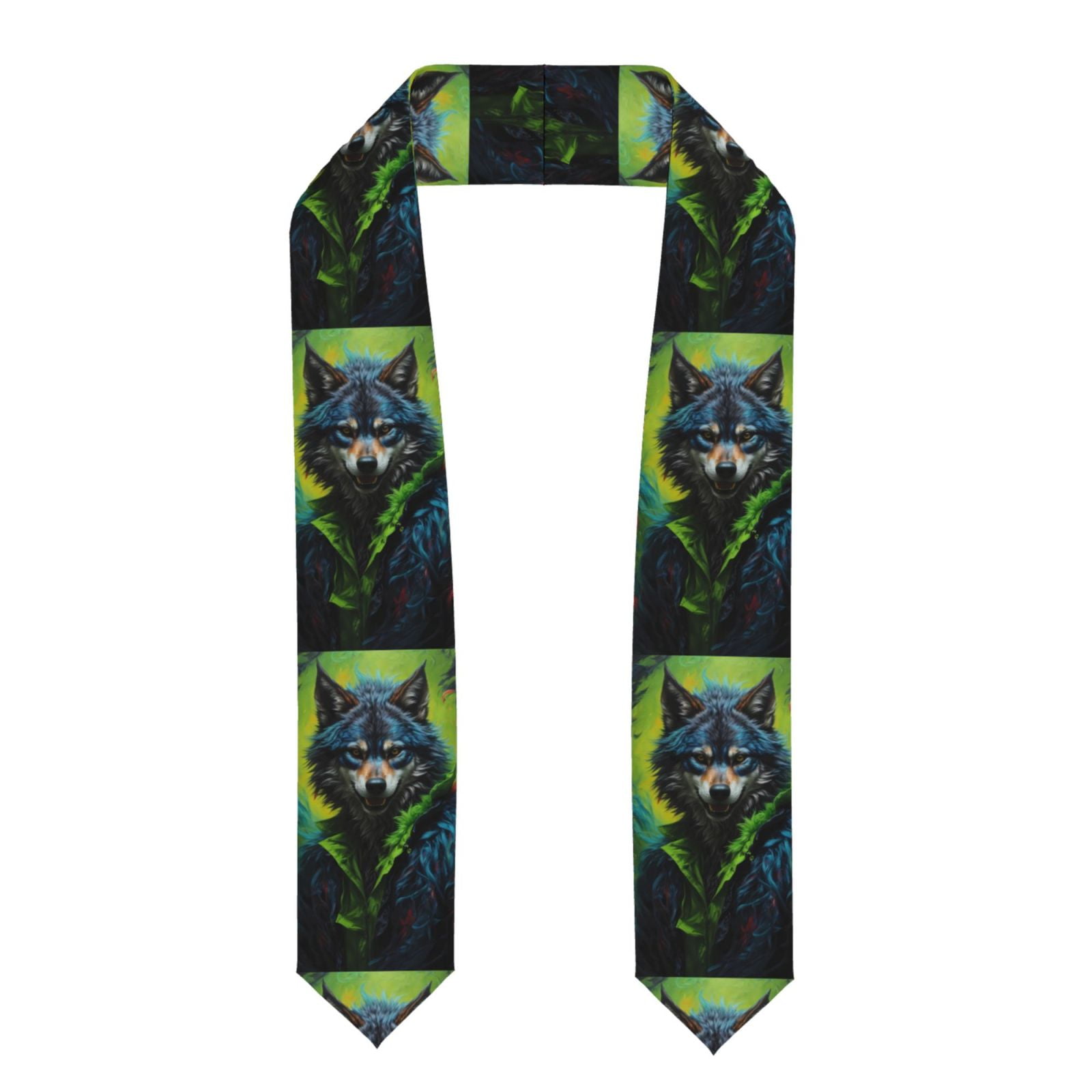 Kdxio Realistic Style Wolf Warrior Graduation Stole Class, Graduation ...