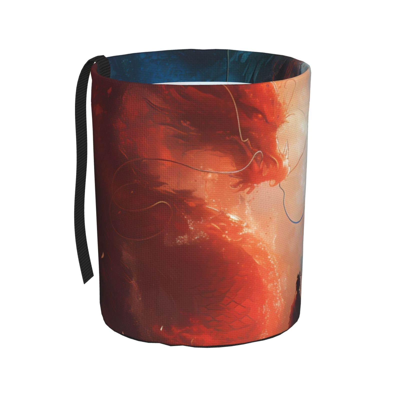 Kdxio Red And Blue Sky Dragon Car Trash Can Garbage Car Accessories ...