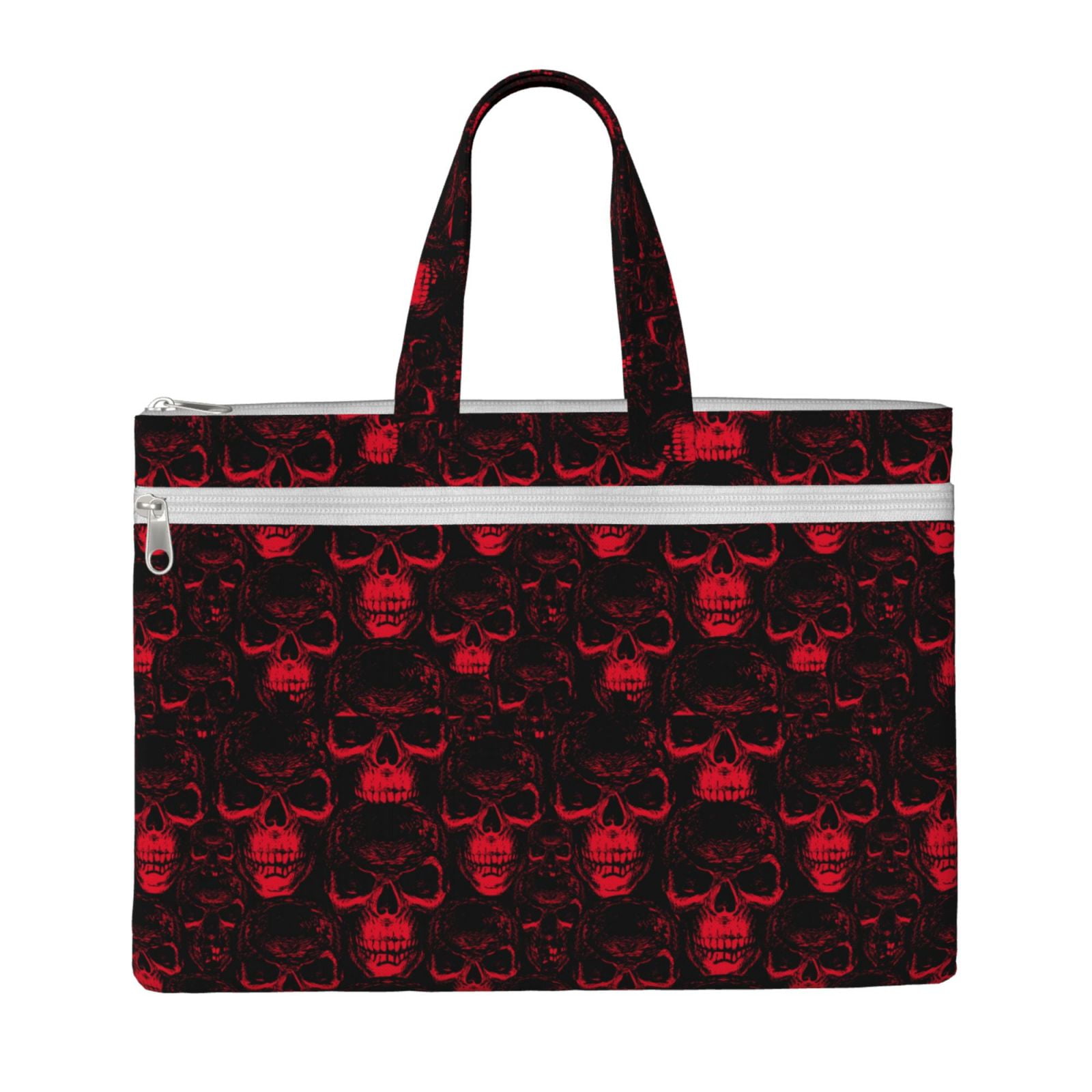 Kdxio Red Skulls 2 File Tote Document Bag Business Briefcase Bag ...