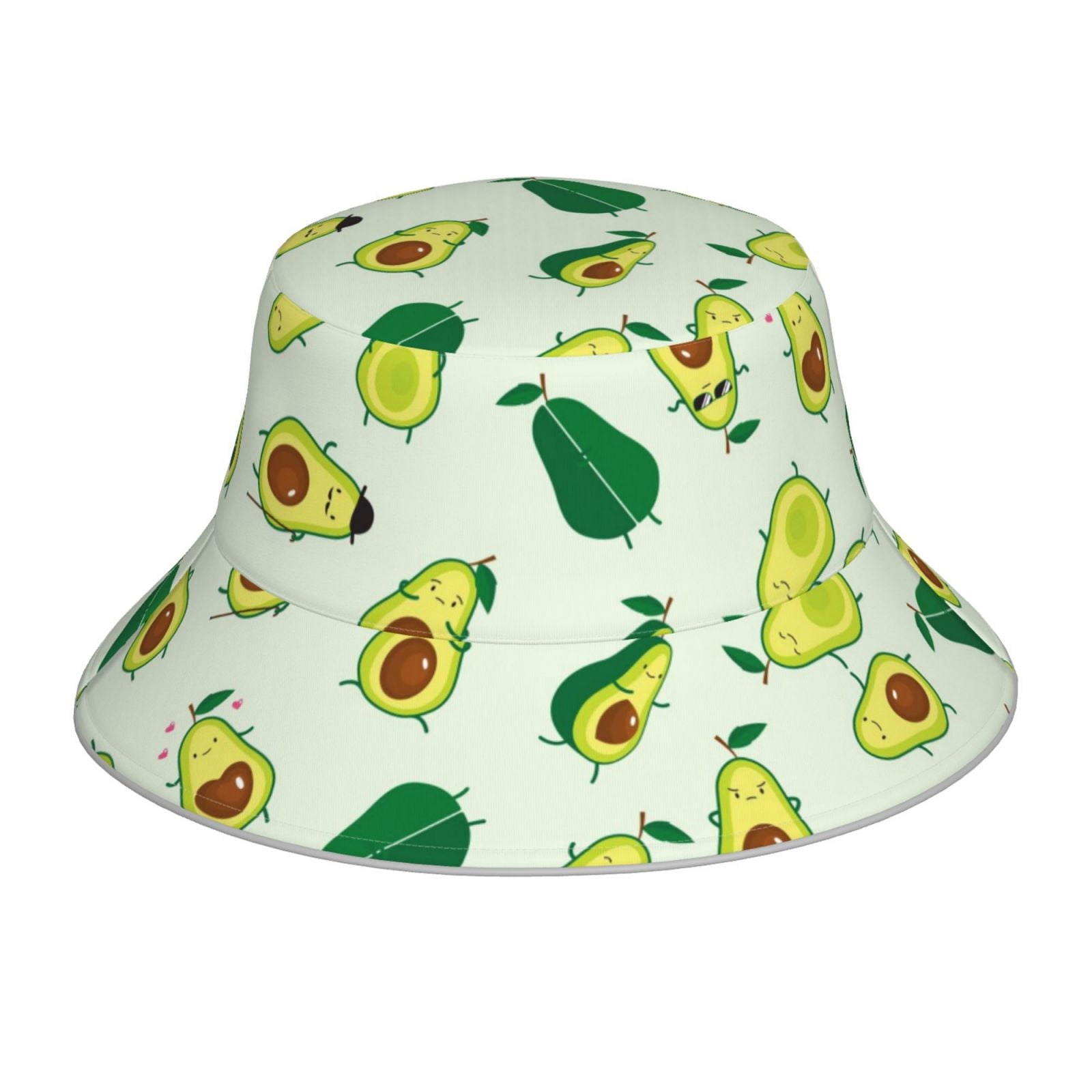 Kdxio Reflective Bucket Hat - Cartoon Fruit Print Bucket Hat for Men ...