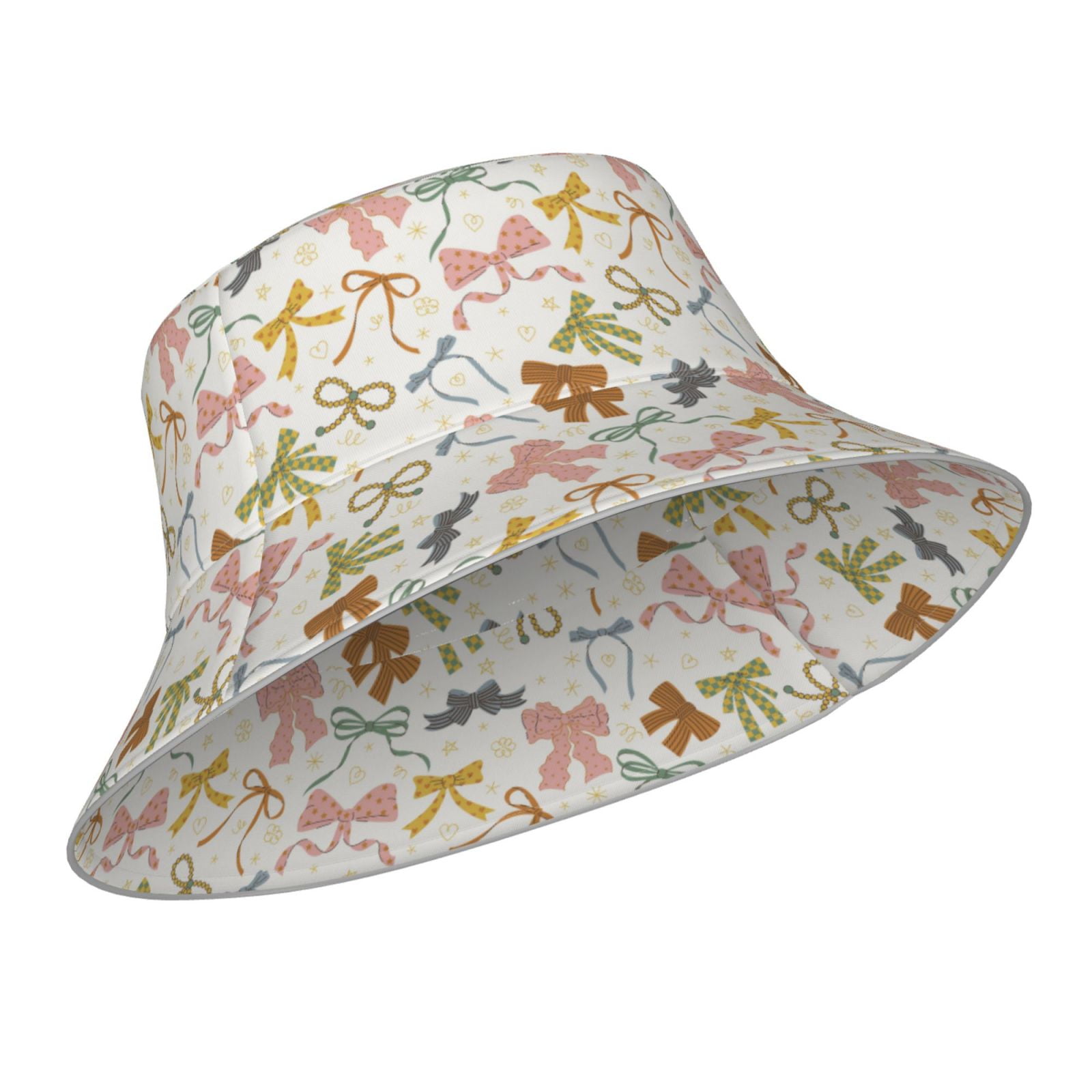 Kdxio Reflective Bucket Hat - Colorful Bow Knots1 Print Bucket Hat for ...