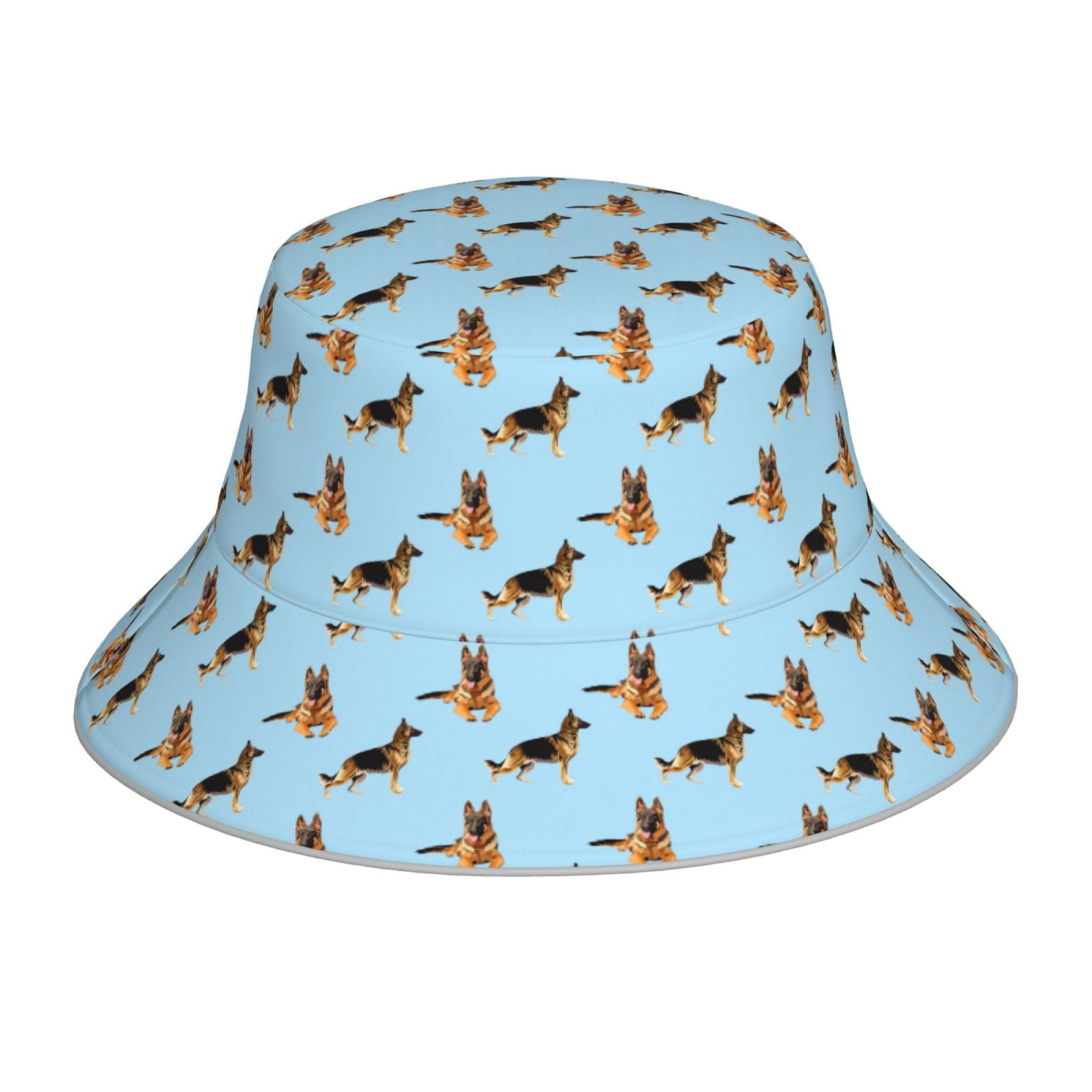 Kdxio Reflective Bucket Hat - German Shepherd Dog Print Bucket Hat for ...