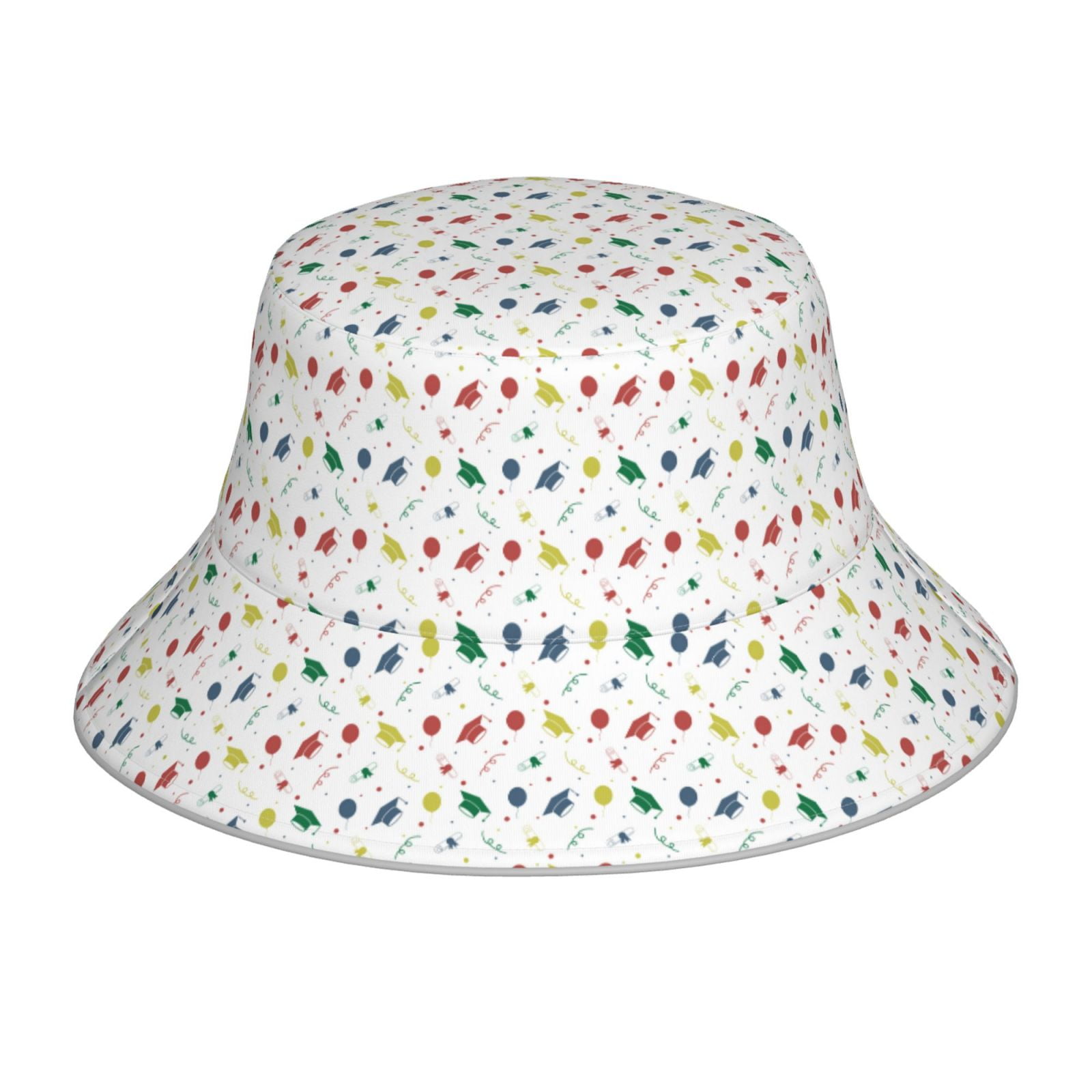 Kdxio Reflective Bucket Hat - Happy Graduation Print Bucket Hat for Men ...