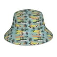 Kdxio Reflective Bucket Hat - Hawaiian Style Print Bucket Hat for Men ...